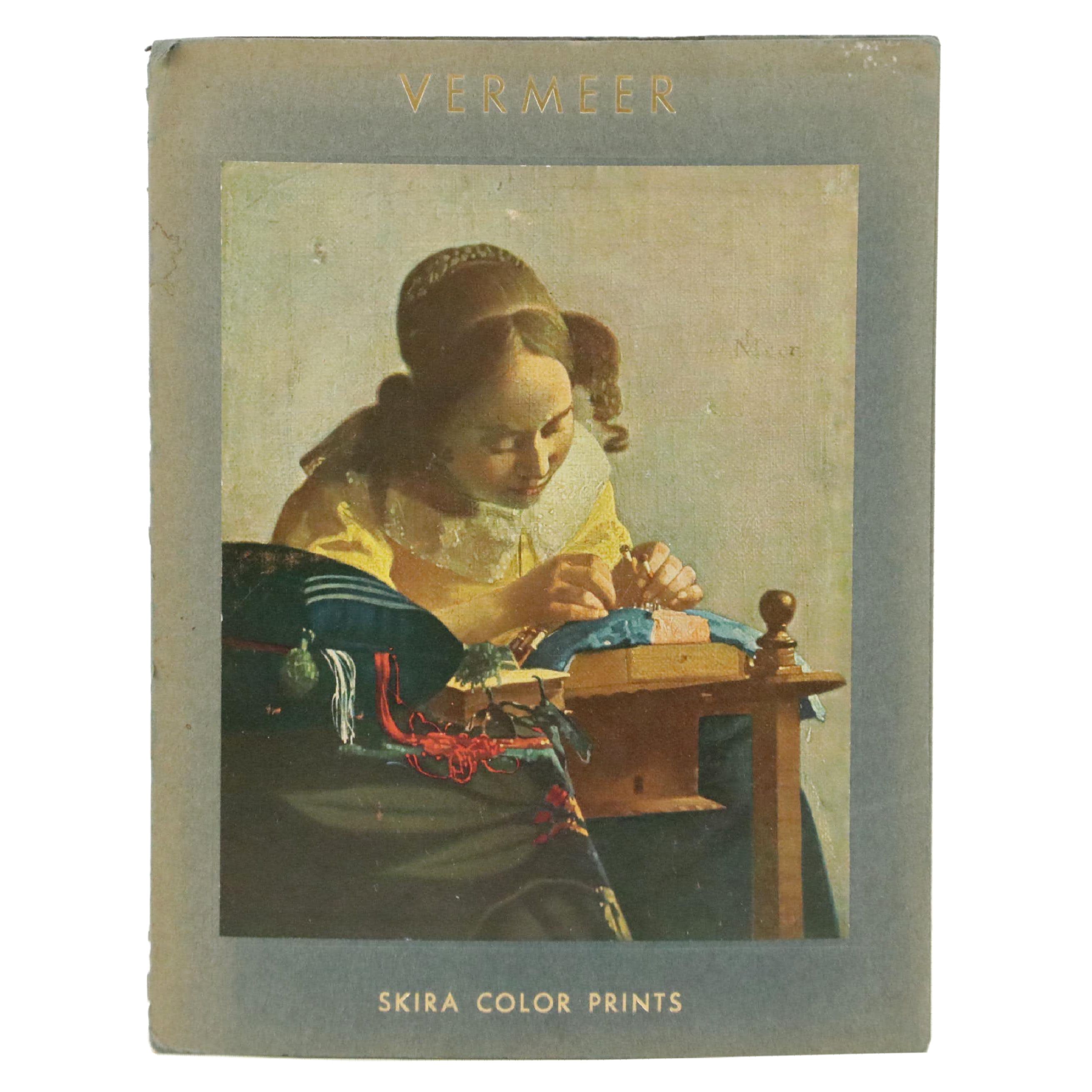 "Skira Color Prints: Vermeer" Folio, Mid-20th Century | EBTH