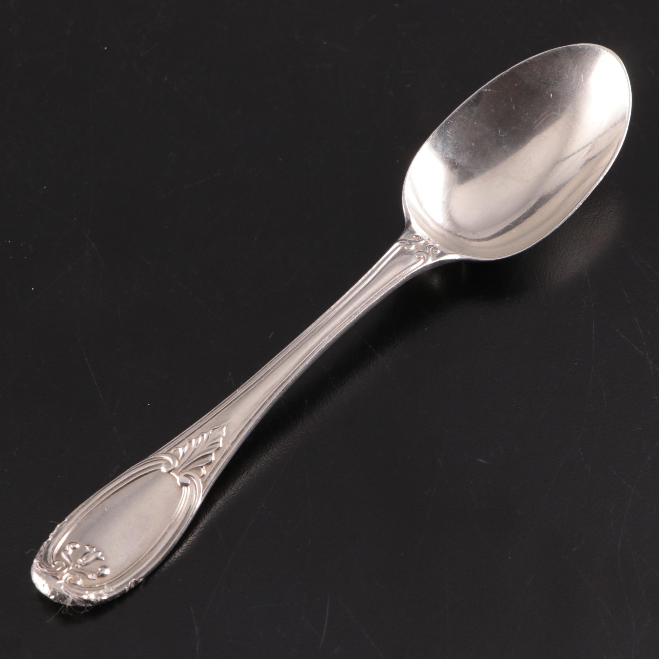 Tortoise Shell and Sterling Silver Thistle Mount Spoon and Others | EBTH