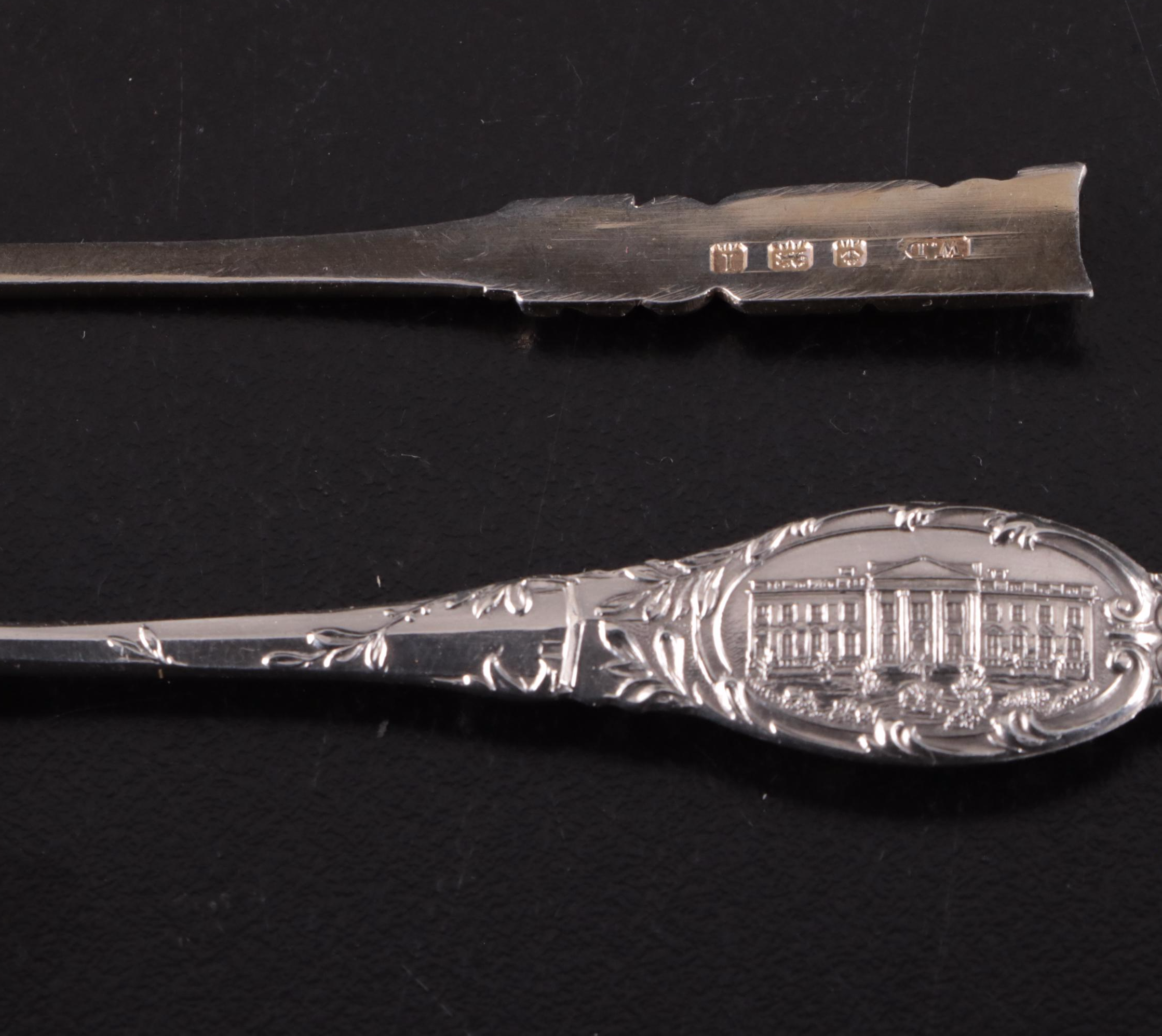 Tortoise Shell and Sterling Silver Thistle Mount Spoon and Others | EBTH