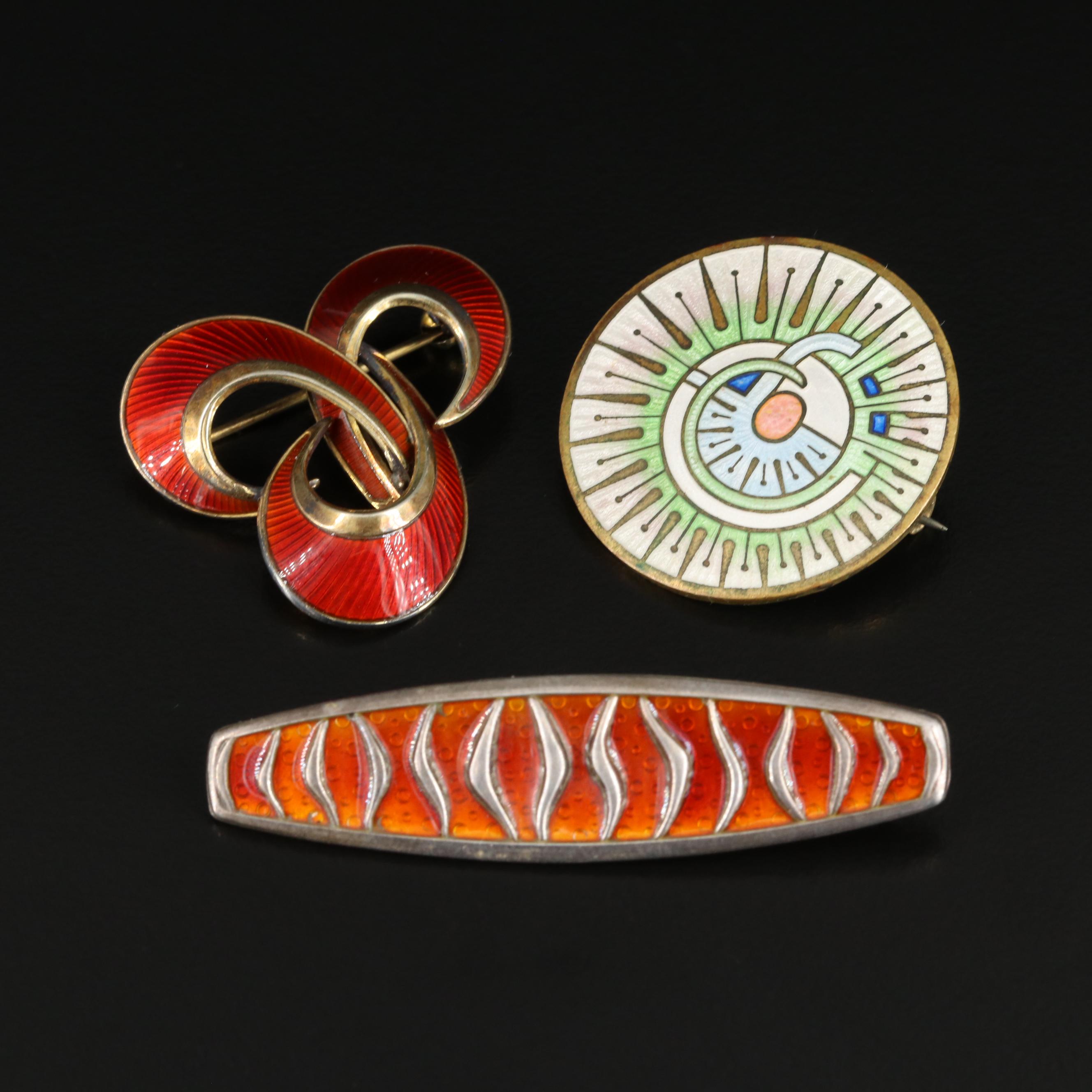 Modernist Enamel Pins Featuring David Andersen and Hroar Prydz | EBTH