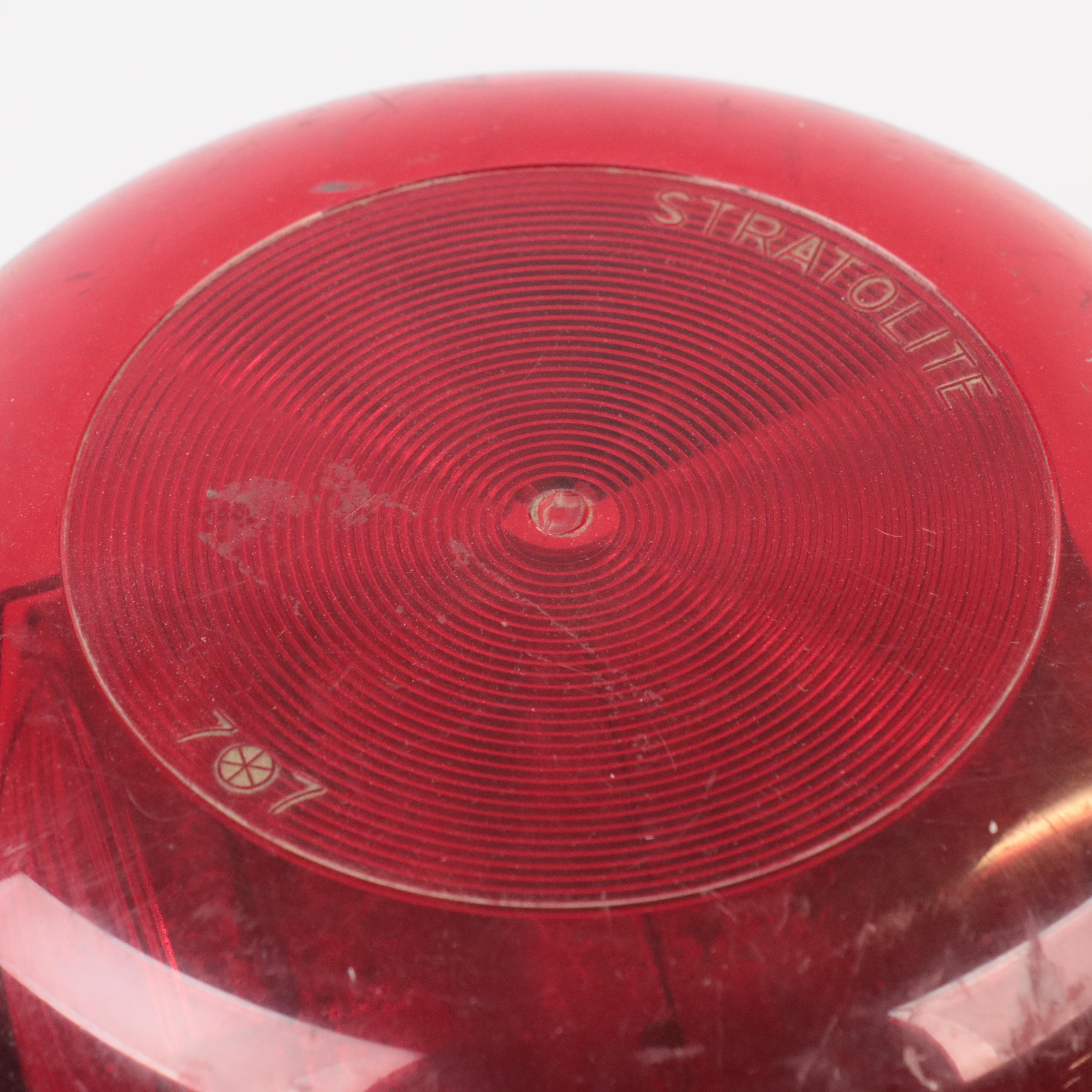 Unity RV-25 Red Dome Rotating Beacon Light | EBTH