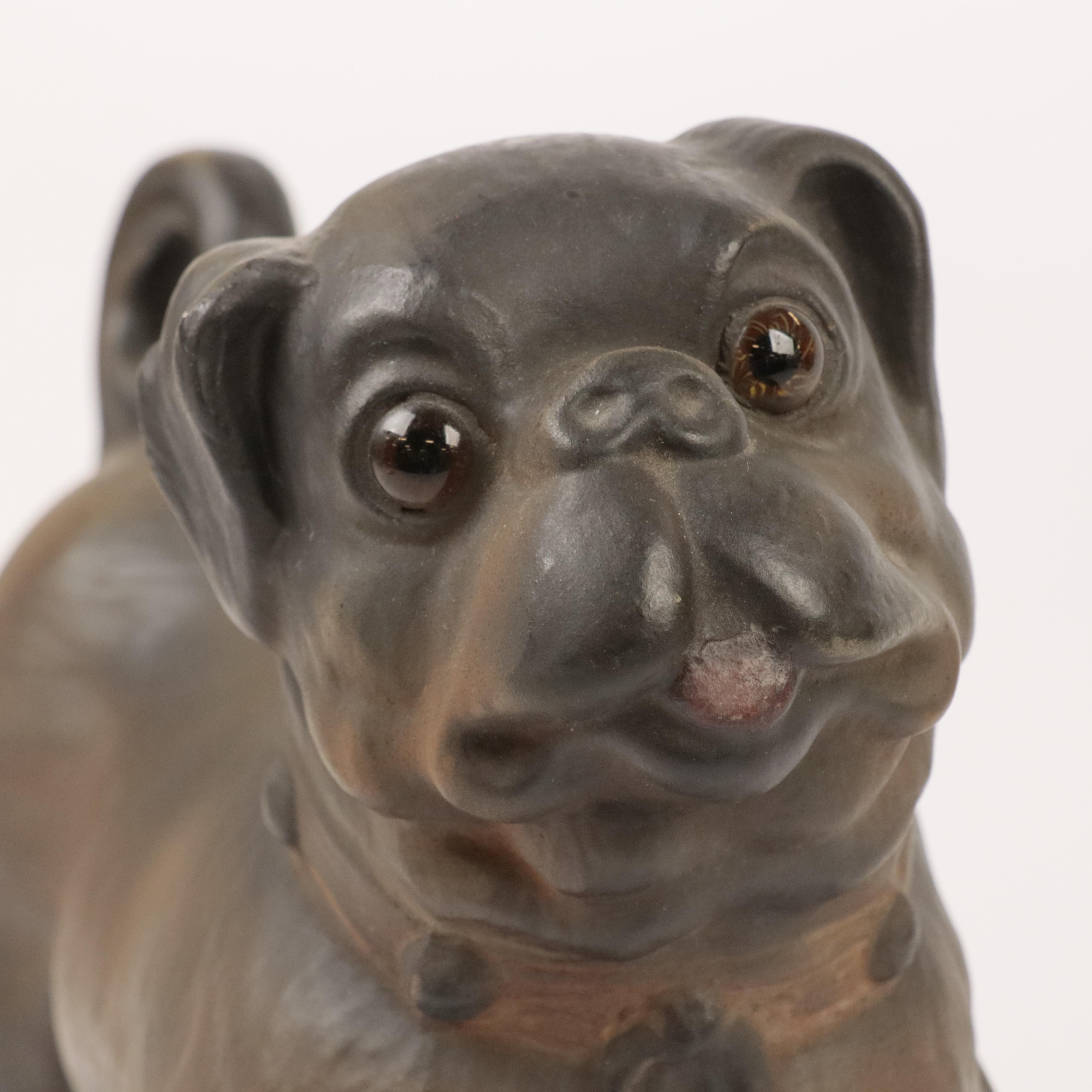 American Art Pottery Pug Attributed to Robinson Ransbottom, 1930s ...