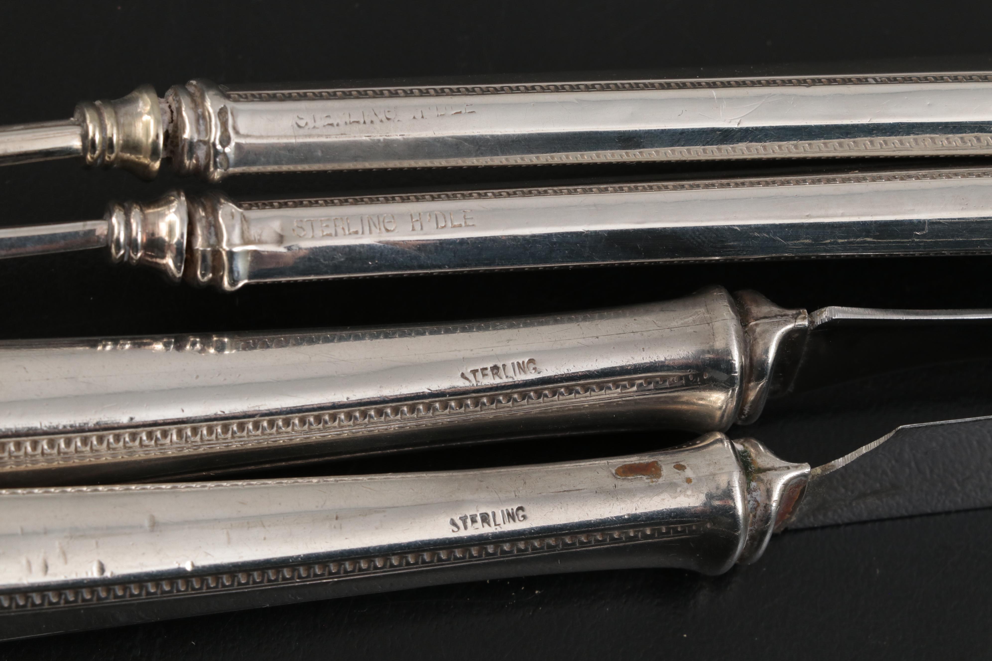 Watson "Lily" Sterling Silver Spoons and Other Serving Utensils | EBTH