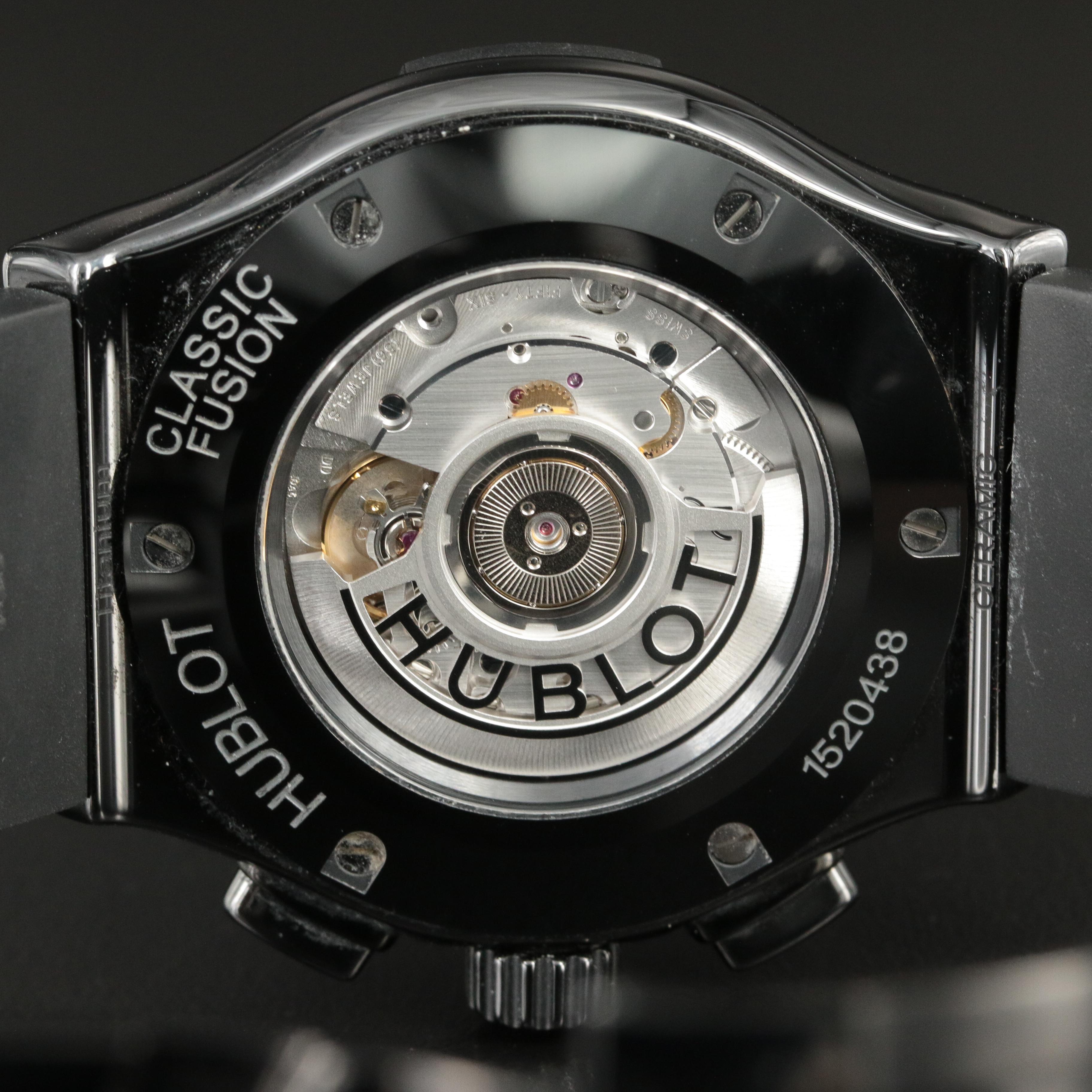 Hublot Aerofusion Black Magic Automatic Chronograph Wristwatch ...