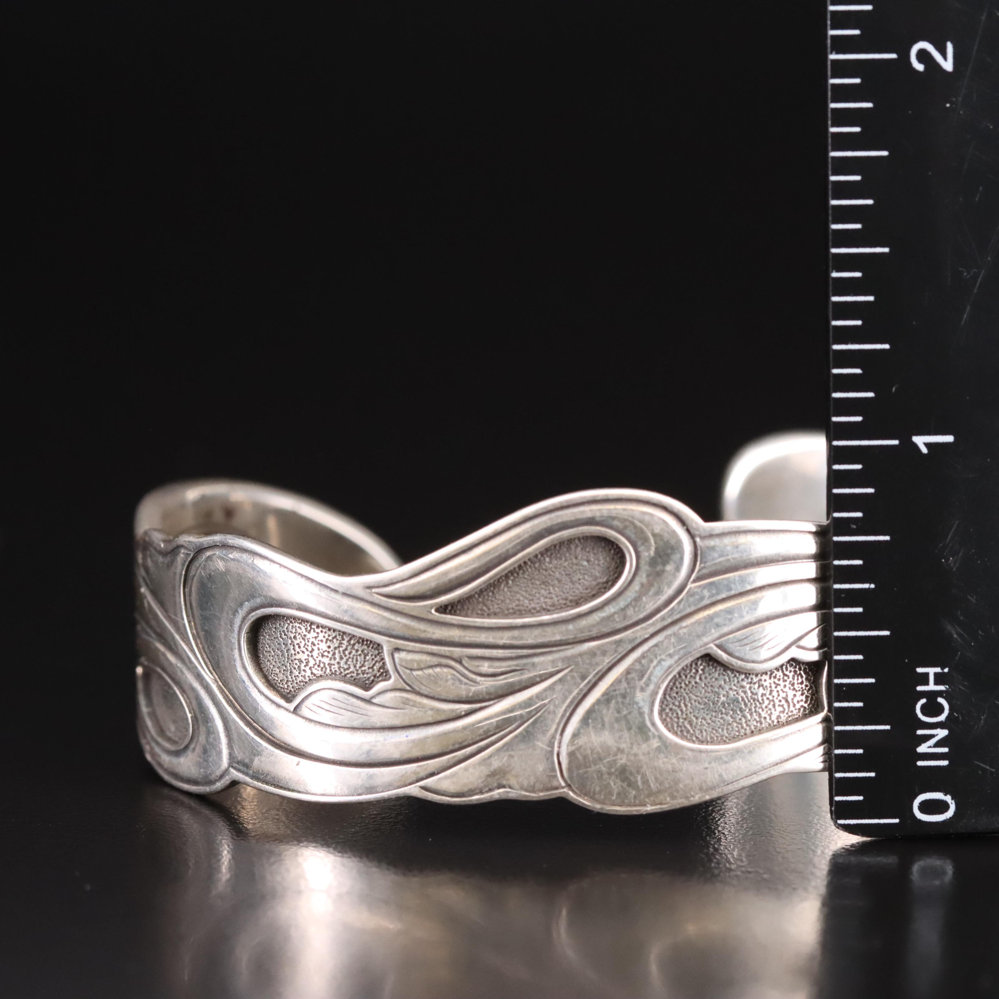 Kit Carson Sterling Wave Cuff | EBTH