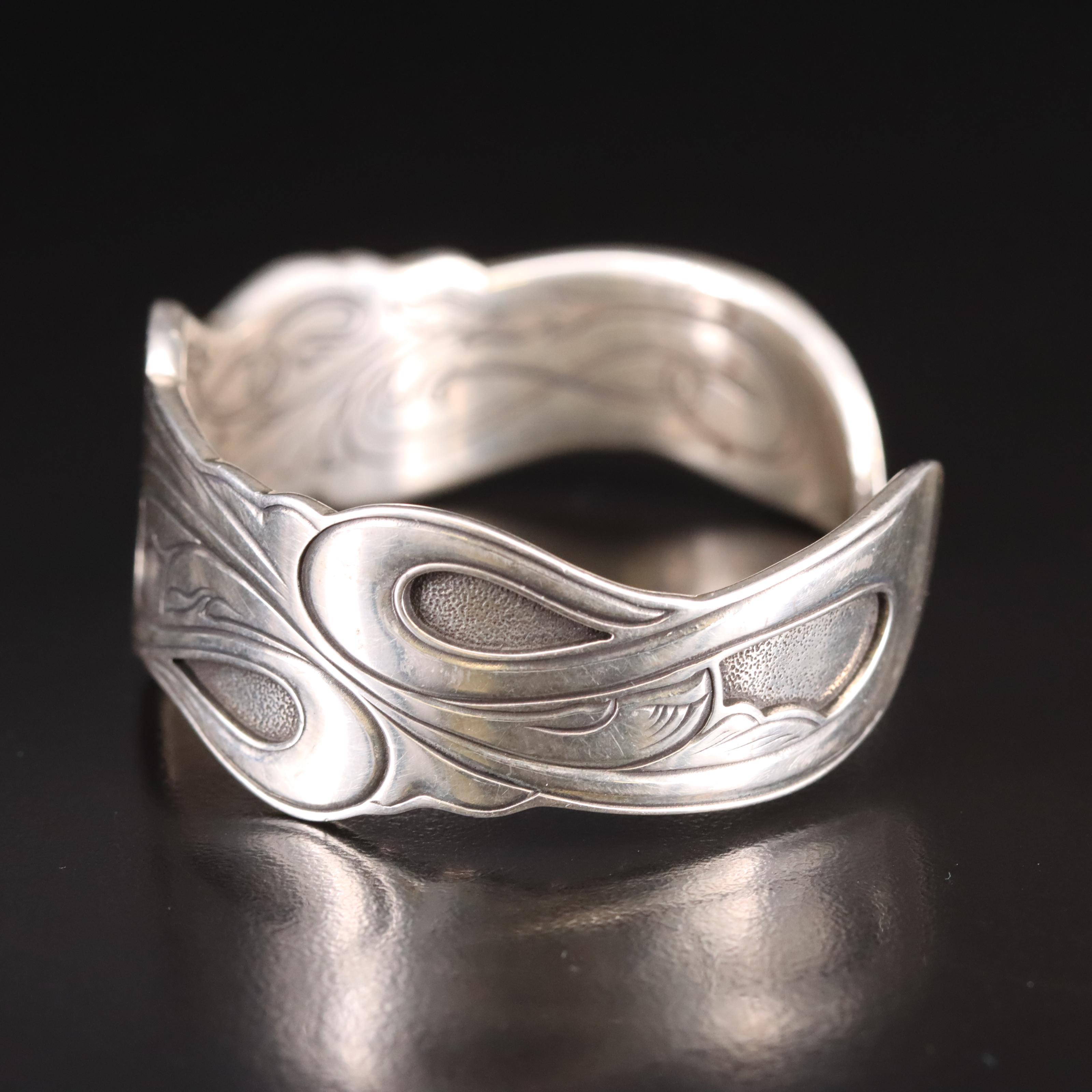 Kit Carson Sterling Wave Cuff | EBTH