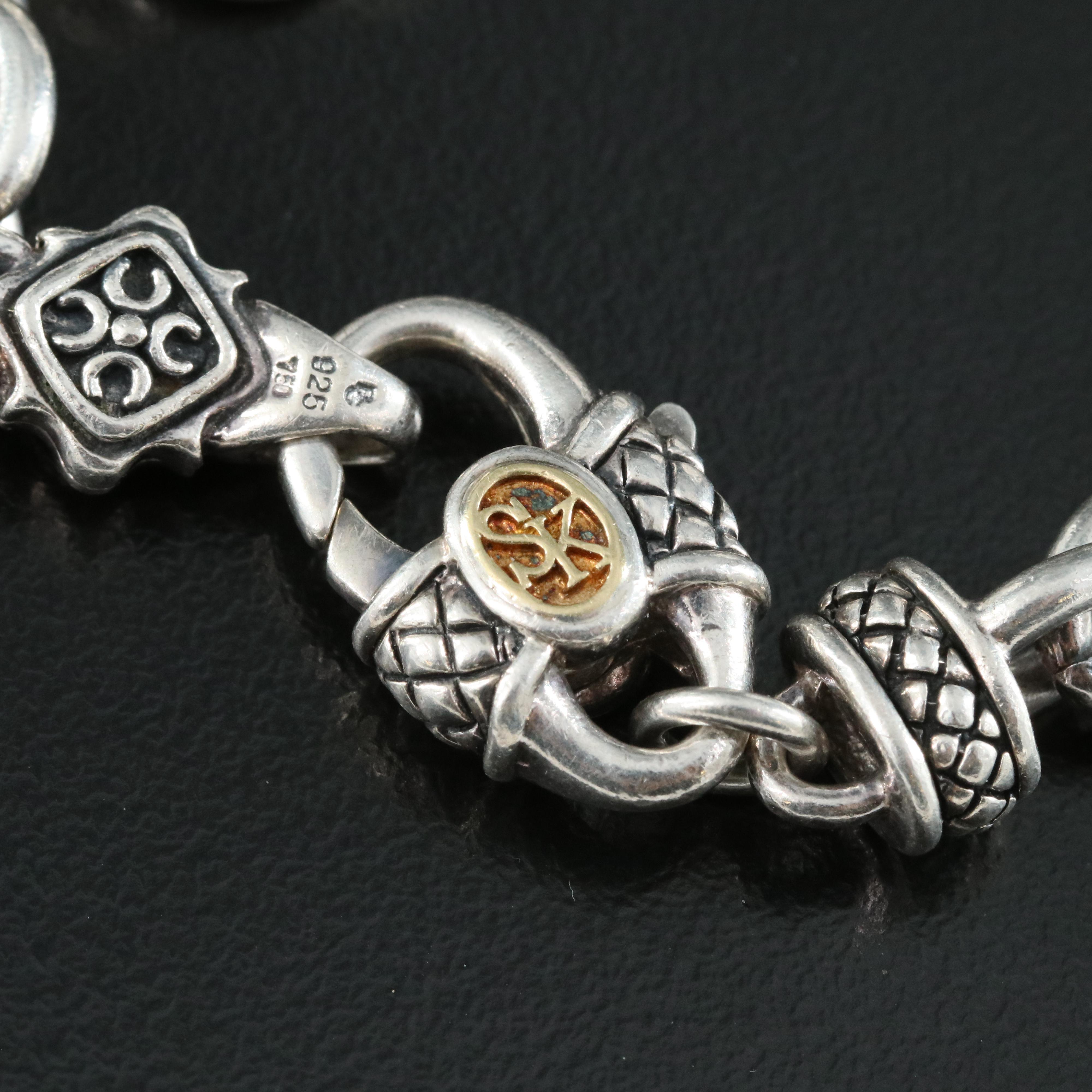 Scott Kay Sterling Charm Bracelet | EBTH