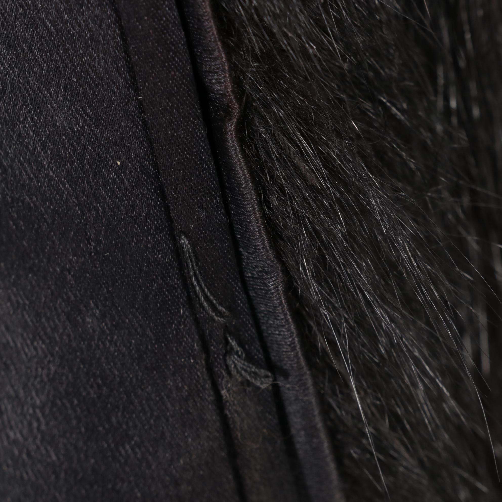 Black Dyed Zorina Fur Coat | EBTH