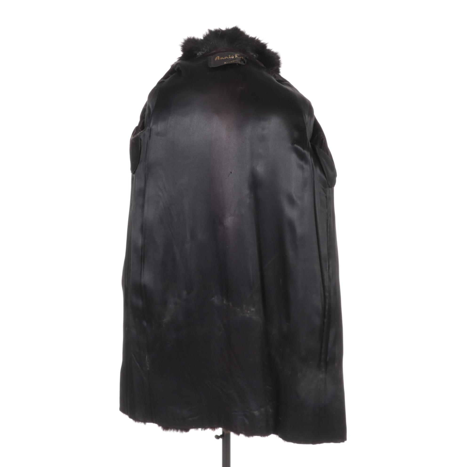Black Dyed Zorina Fur Coat | EBTH