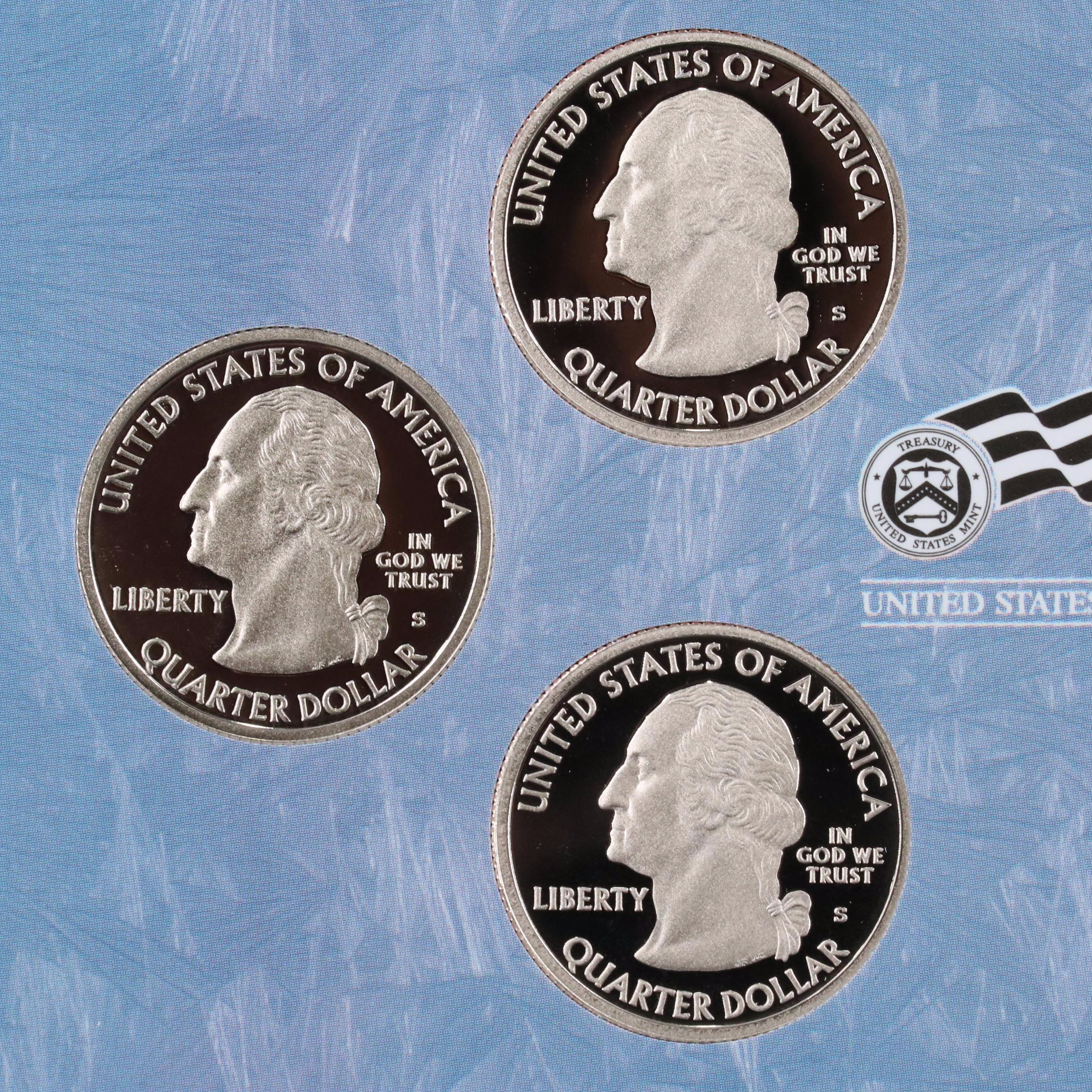 Five 2009 U.S. Mint U.S. Territories Quarters Proof Sets | EBTH