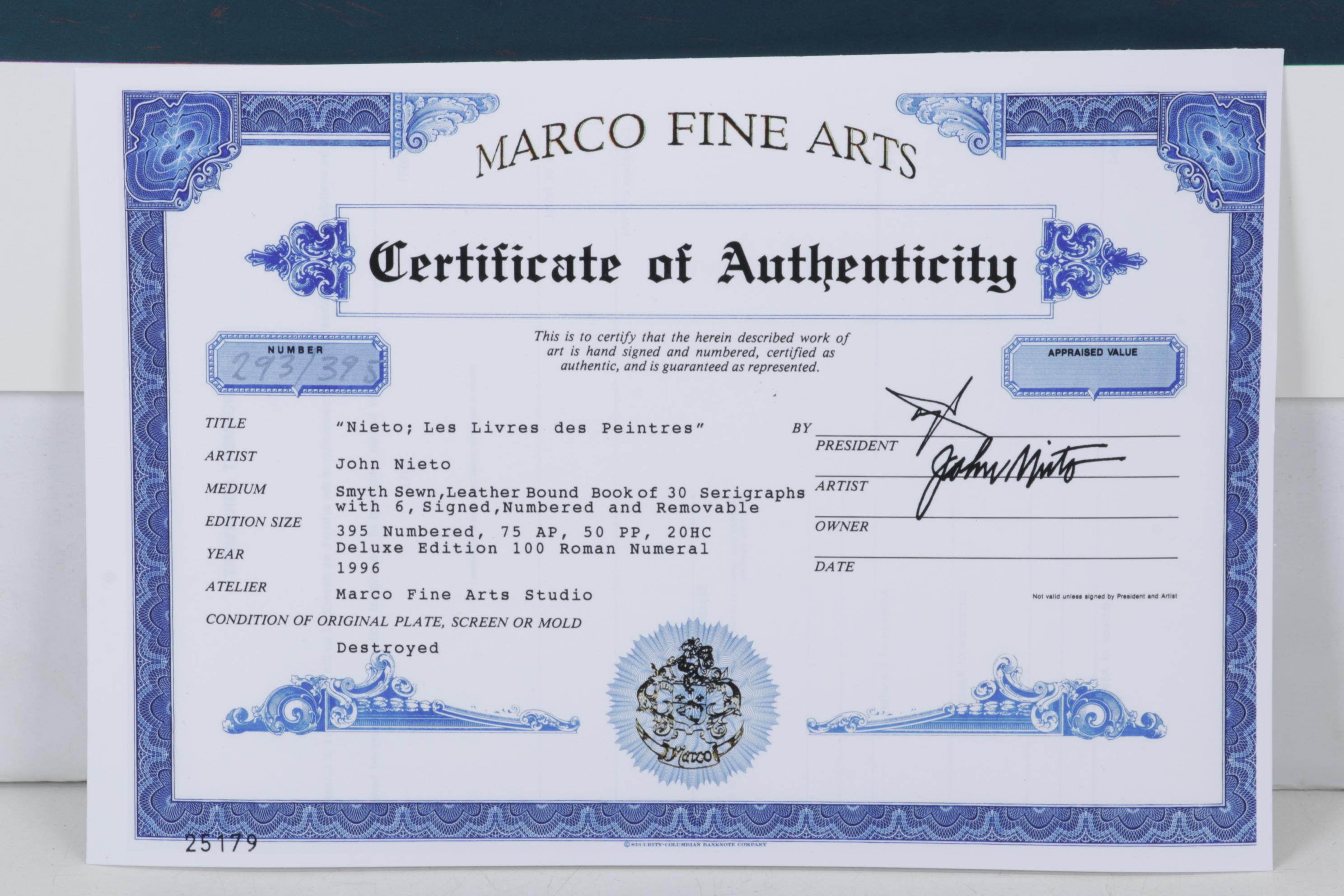 John Nieto Serigraph "Mexican Grey Wolf," 1996 | EBTH