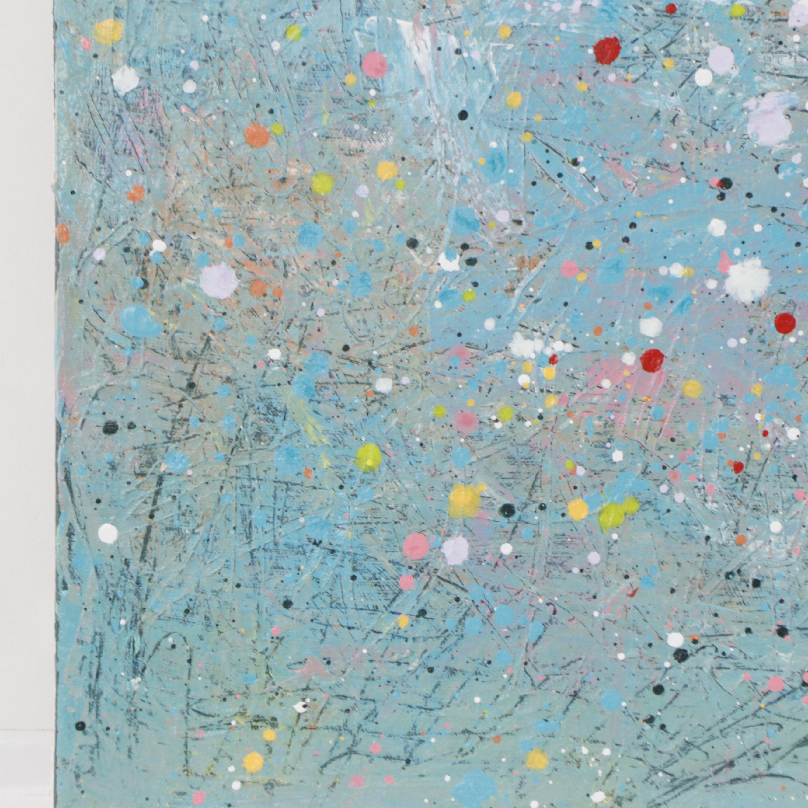 Michael Karr Abstract Expressionist Style Acrylic Painting, 2018 | EBTH