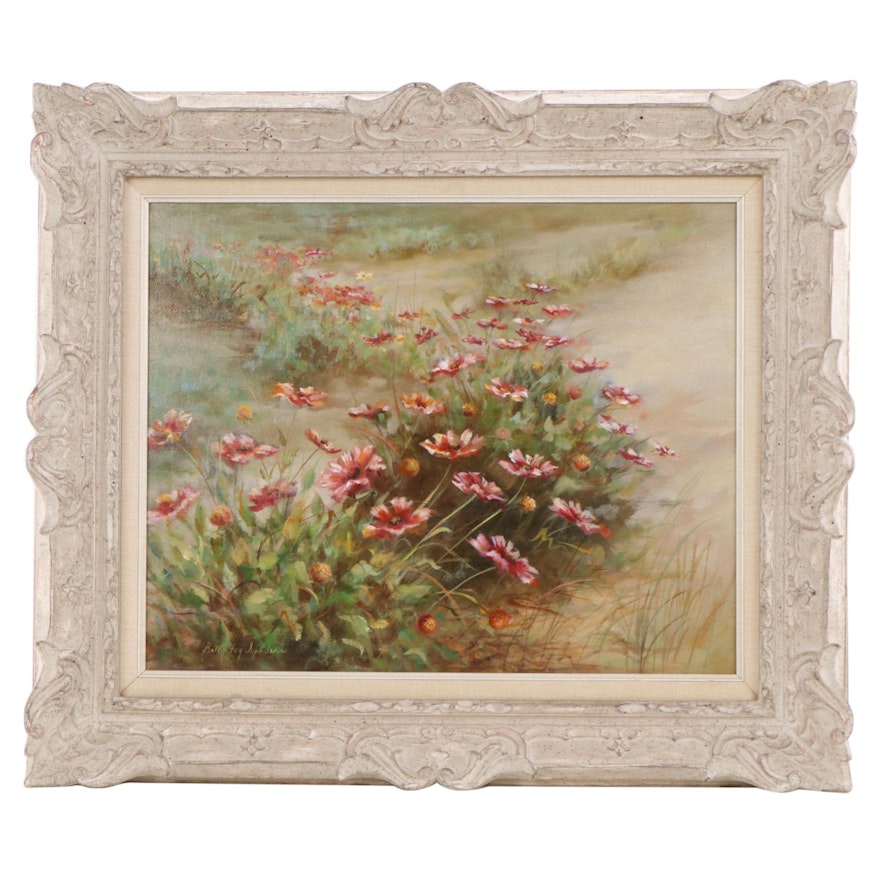 Betty Fay Sanders Floral Oil Painting | Everything But The House Betty Fay Sanders Floral Oil Painting | Everything But The House