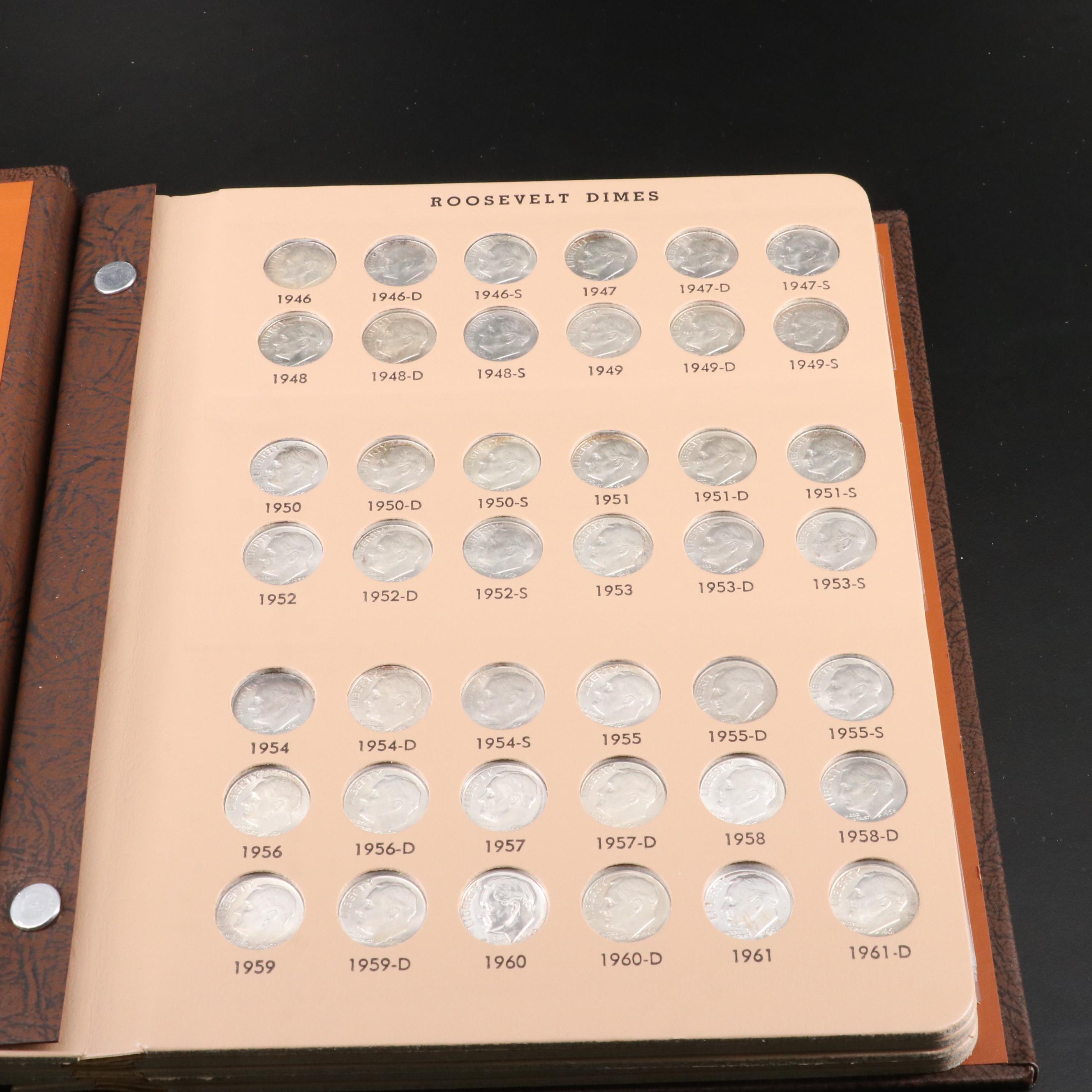 Collection of One Hundred Sixty-Two Different Roosevelt Dimes, 1946 ...