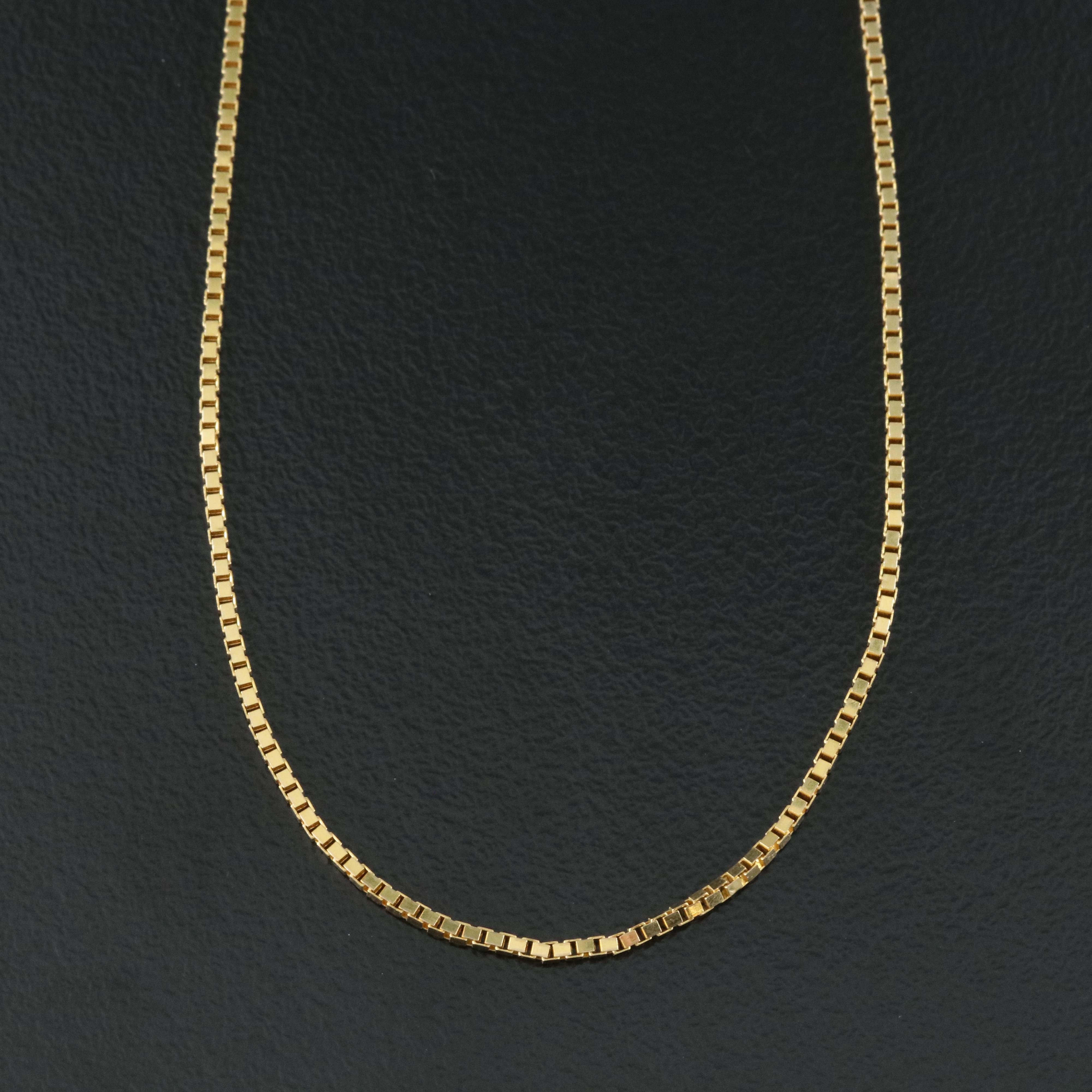 14K Box Chain Necklace | EBTH