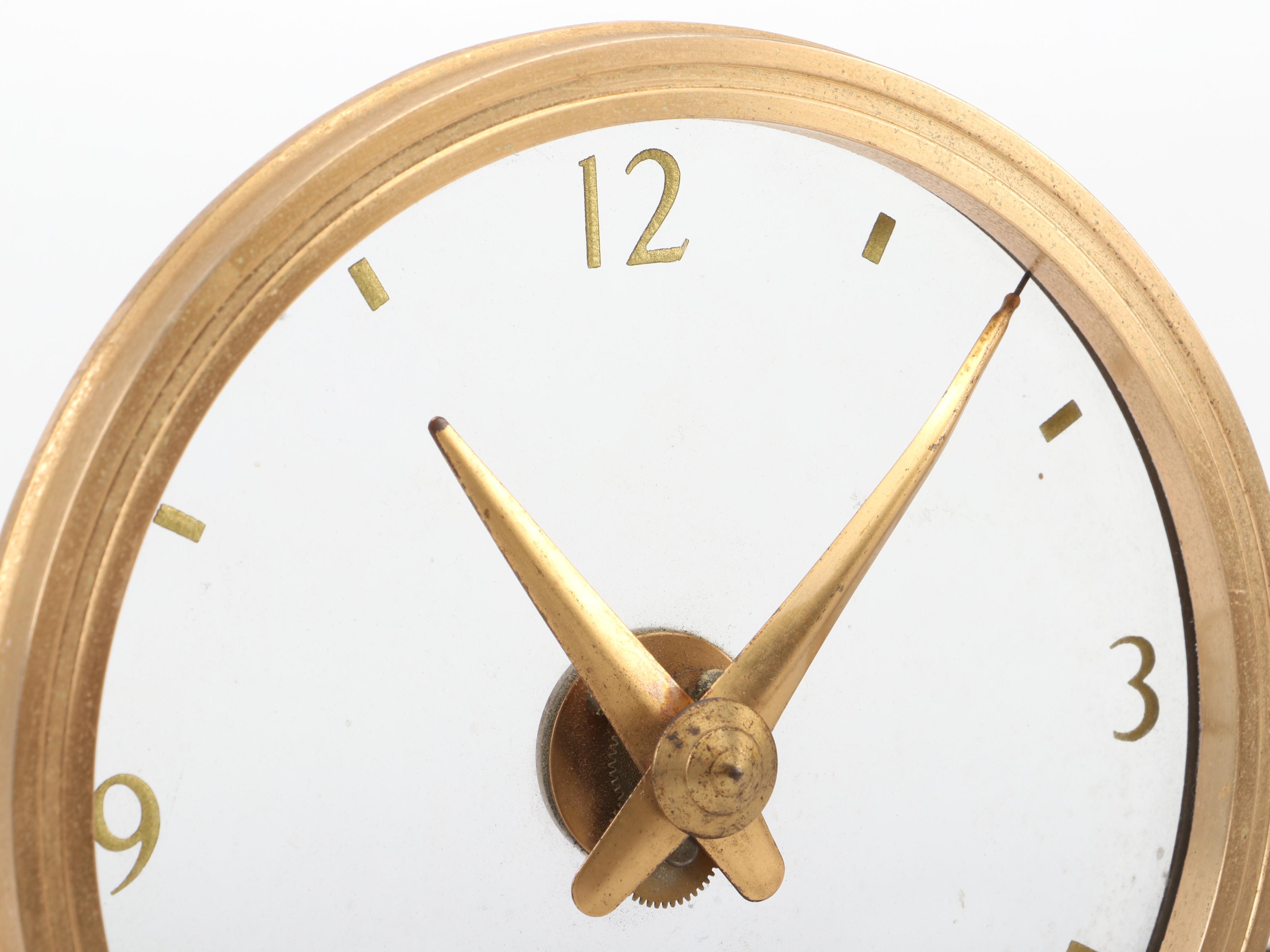 Haddon Products "Golden Visionette" Electric Mystery Clock, Mid-20th ...