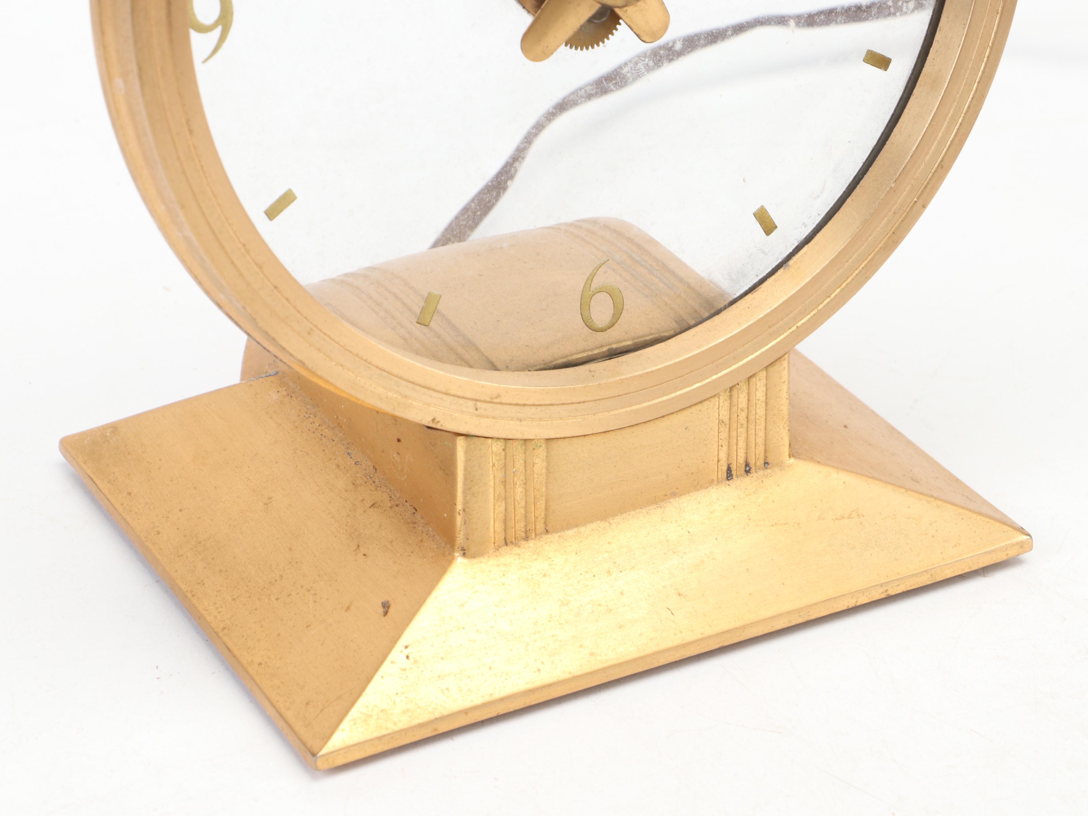 Haddon Products "Golden Visionette" Electric Mystery Clock, Mid-20th ...