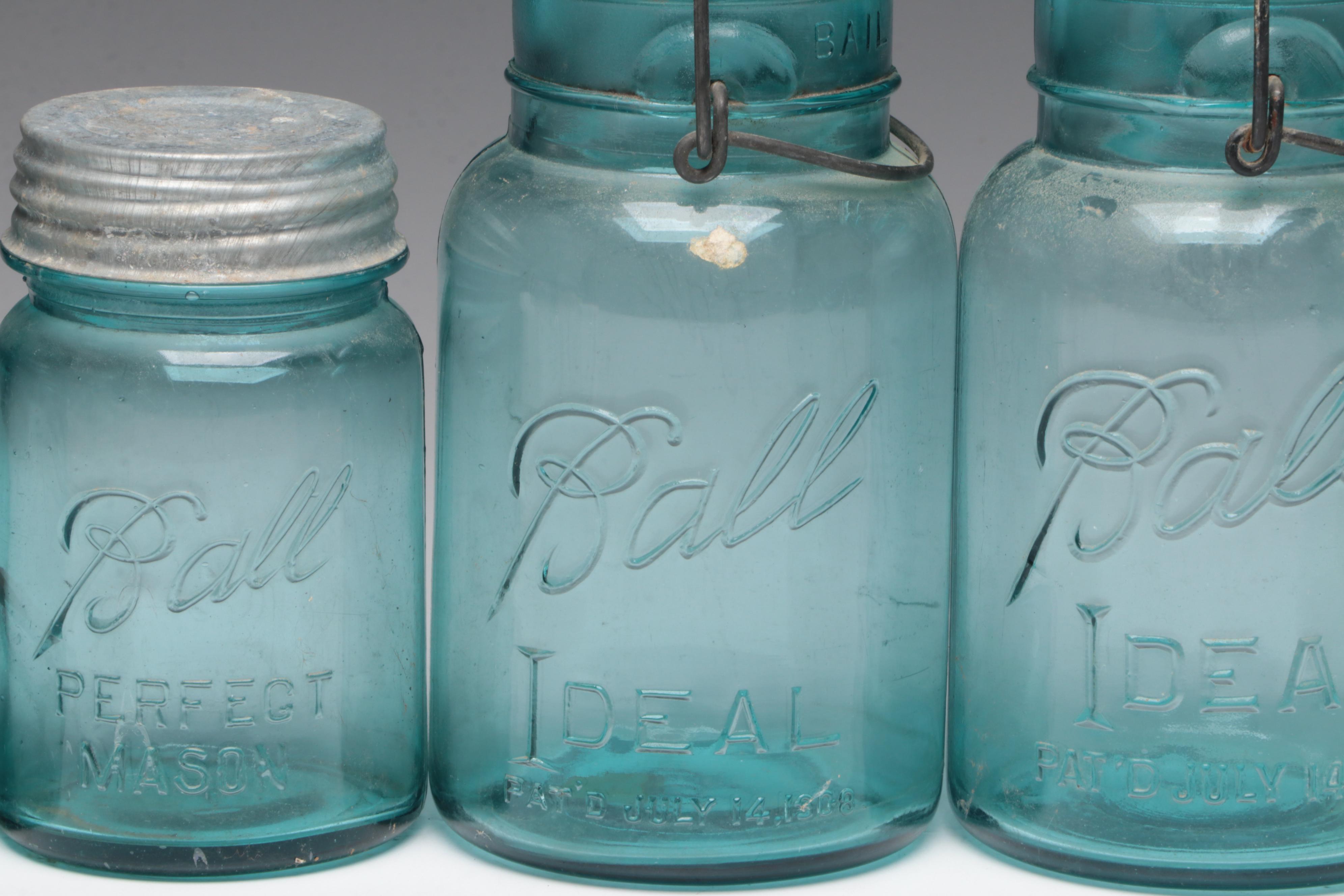 Ball Perfect Mason, Eclipse, Wide Mouth and Other Canning Jars, Vintage | EBTH