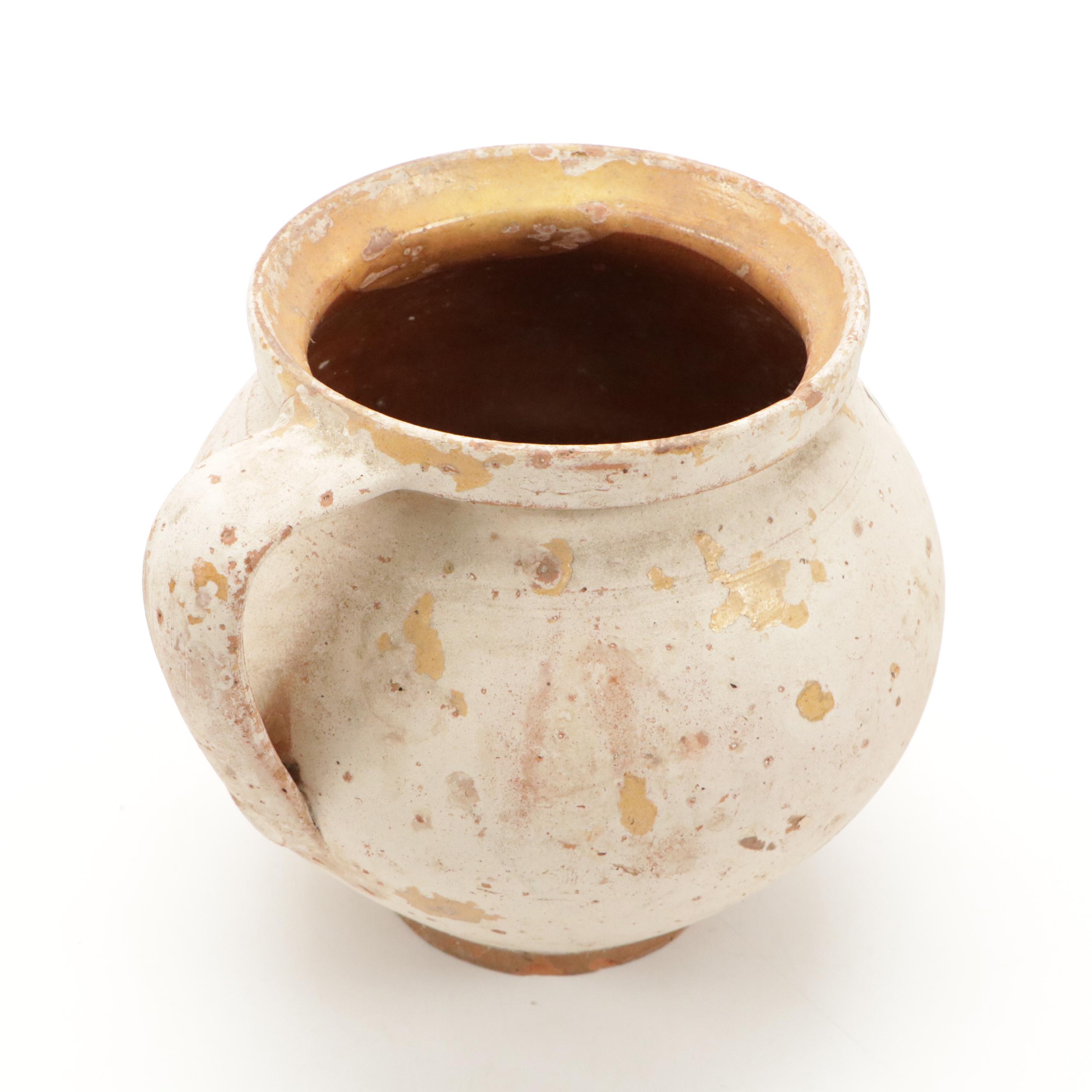 Continental European Style Earthenware Jars and Pitcher | EBTH