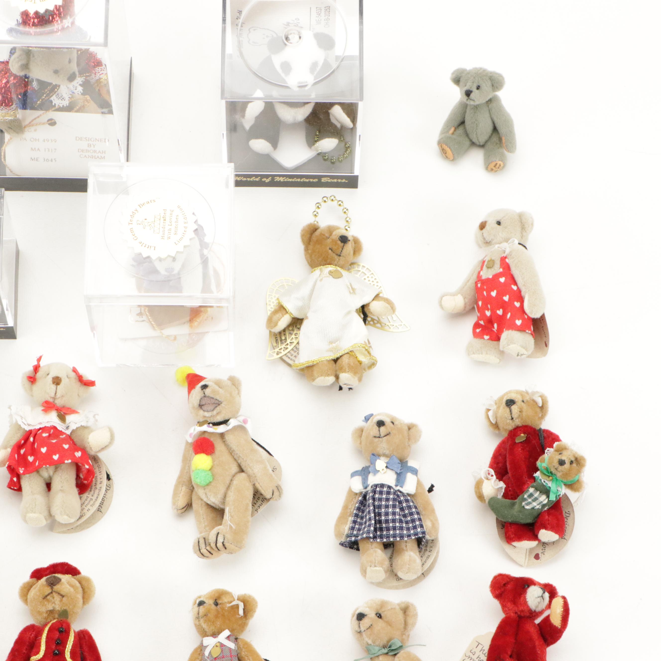 Ganz Cottage Collectibles, Little Gem and More Miniature Teddy Bears | EBTH