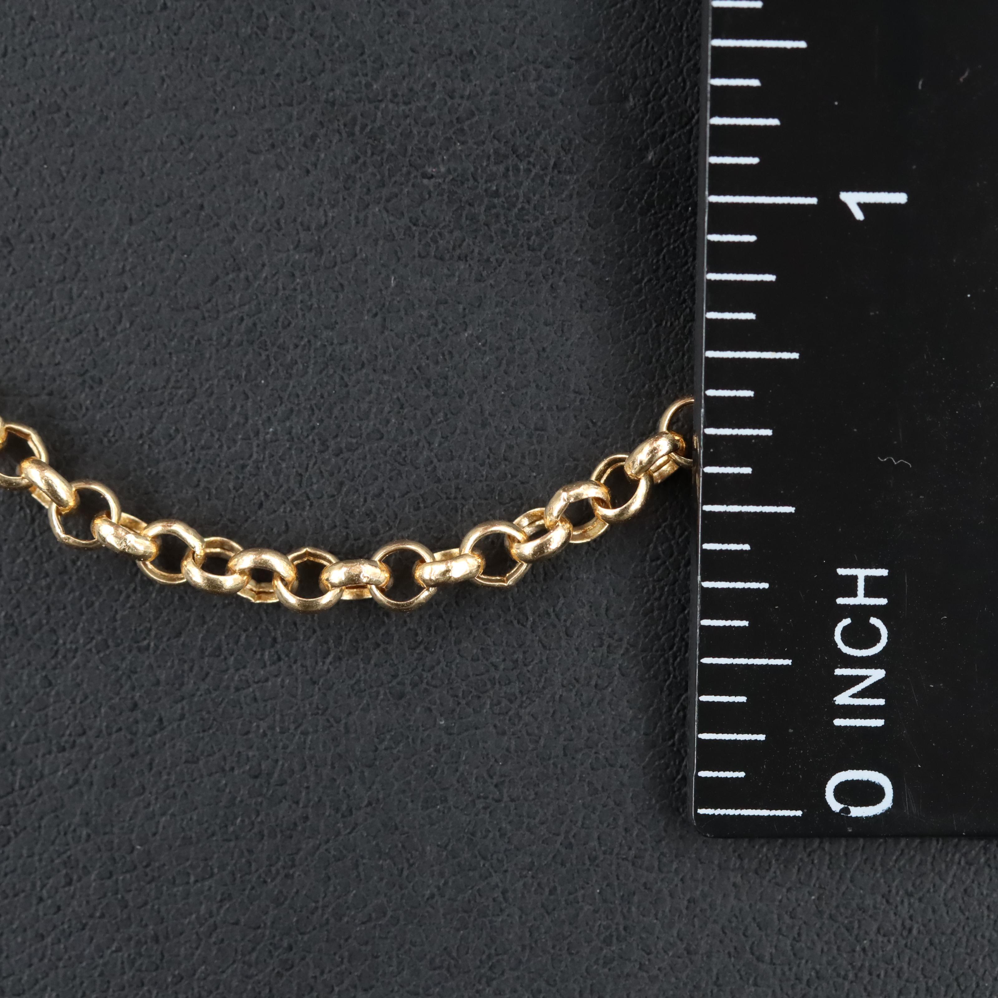 14K Rolo Chain Necklace | EBTH