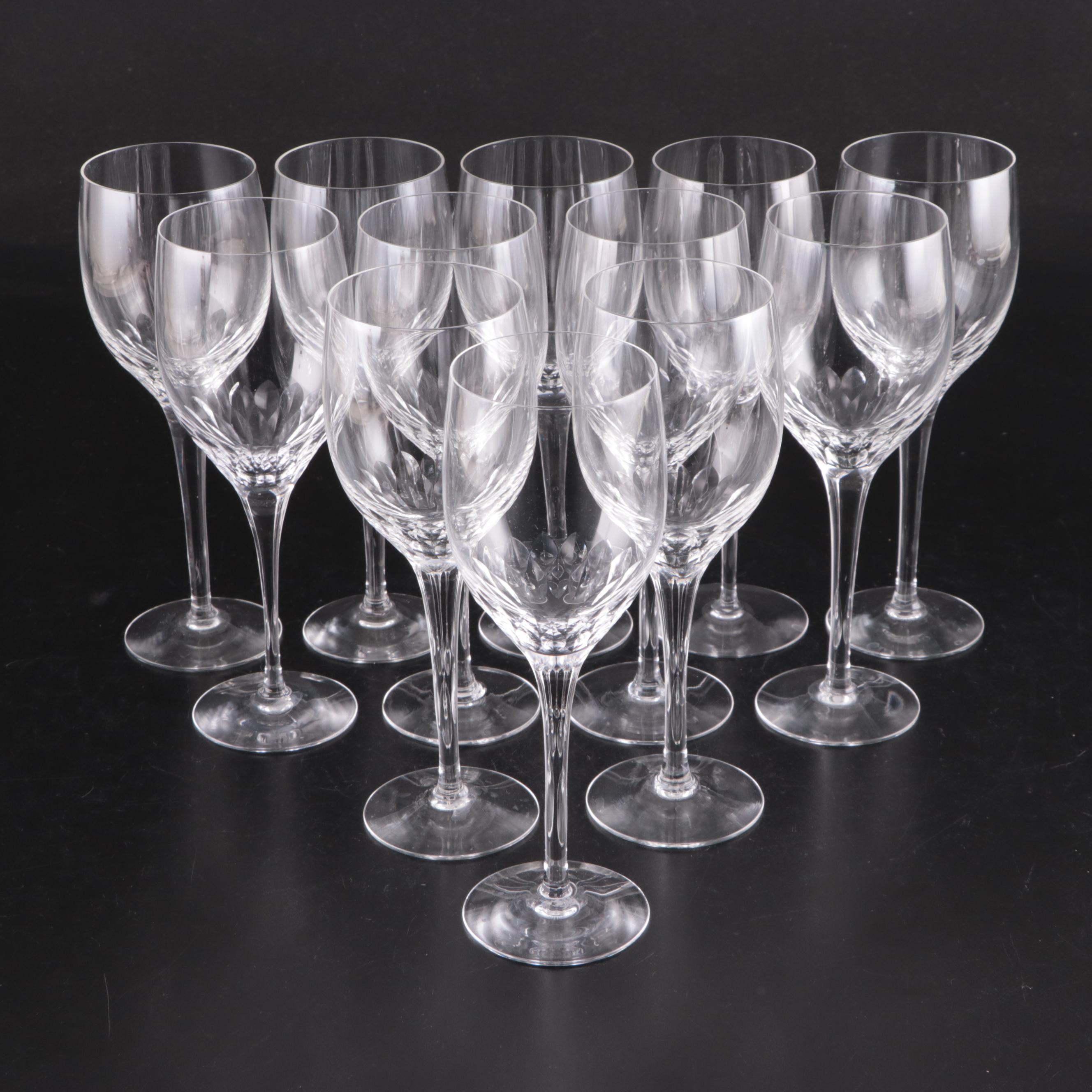 Orrefors "Prelude" Oversize Crystal Goblets, Mid to Late 20th Century ...