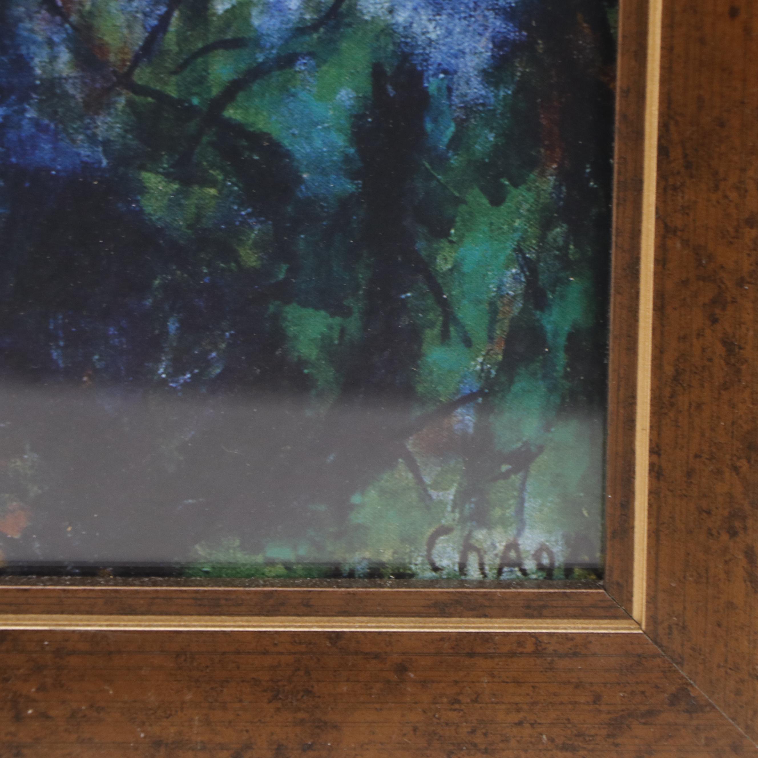 Offset Lithograph After Marc Chagall "Tree Over Village" | EBTH