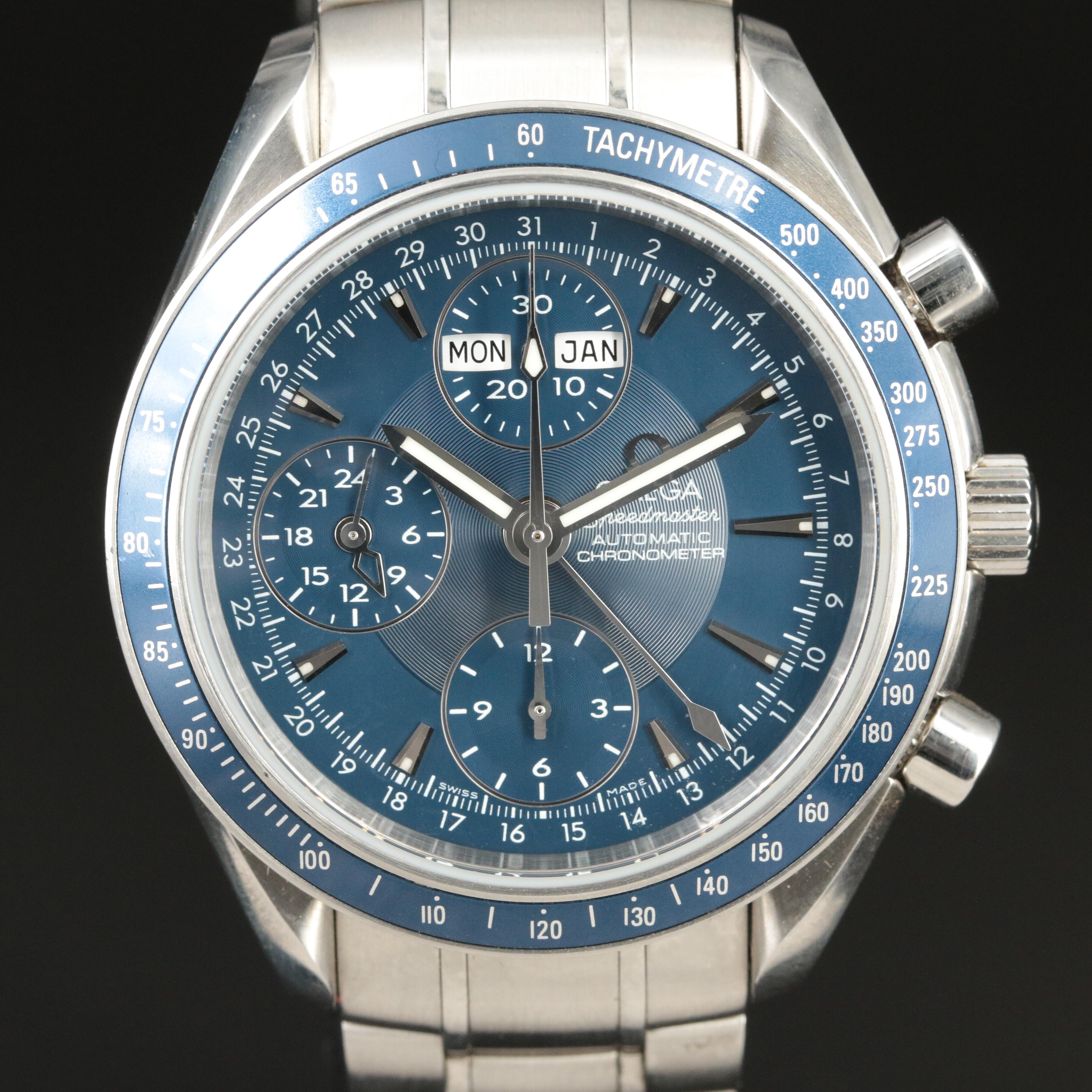 Omega Speedmaster Automatic Chronometer Day-Date Watch | EBTH