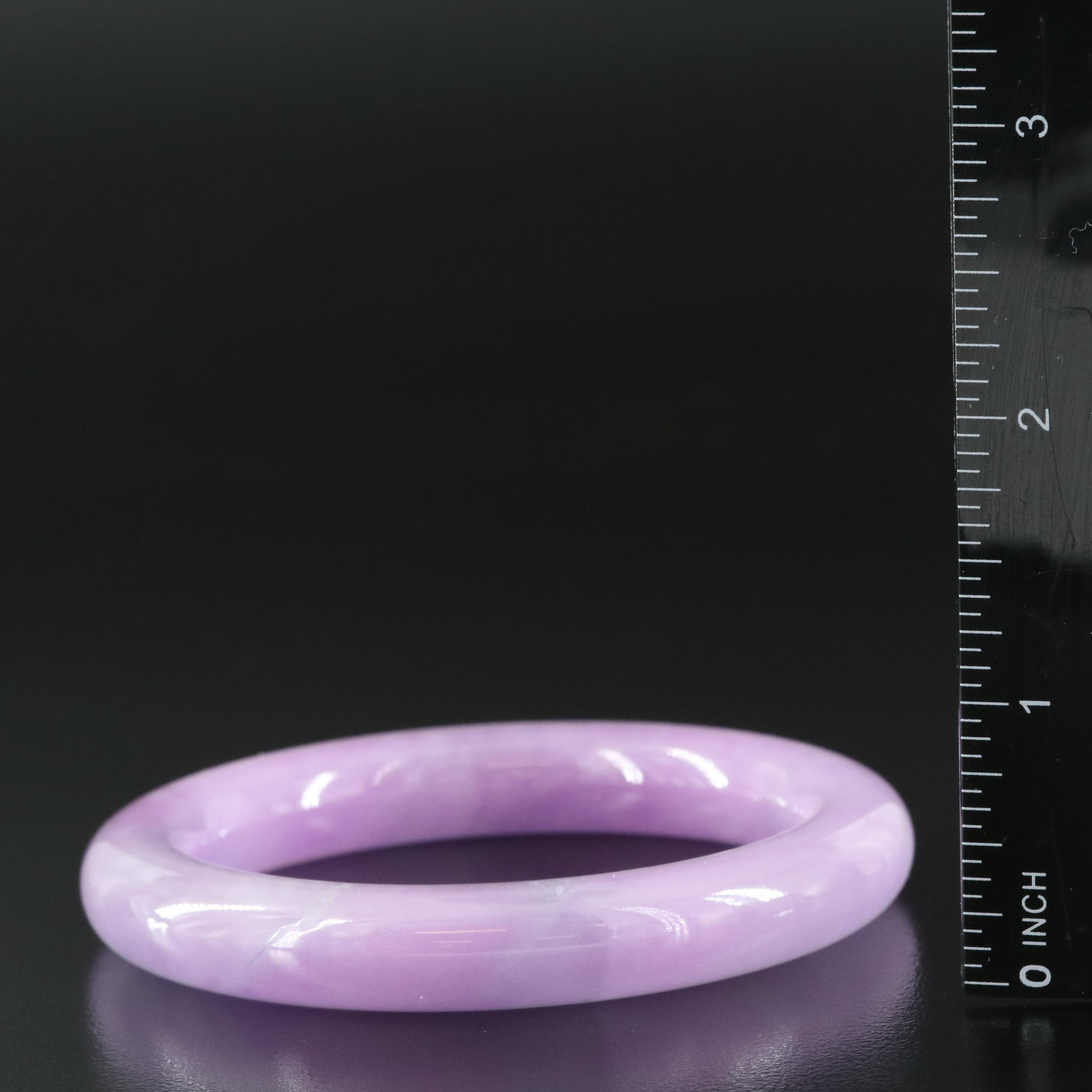 Jadeite Hololith Bangle Bracelet | EBTH