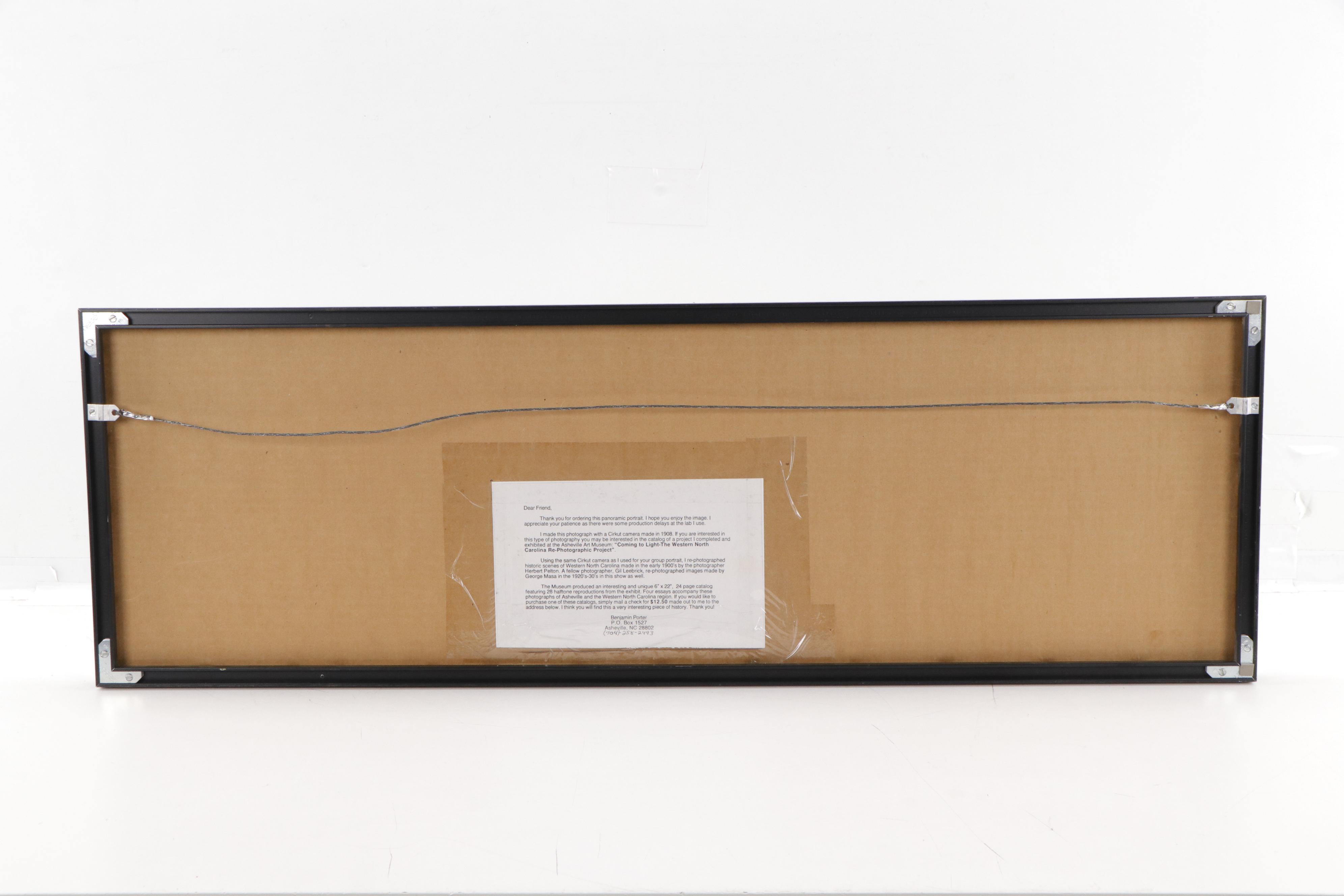 Benjamin Porter Panoramic Portrait Photograph of the Glass Art Society ...