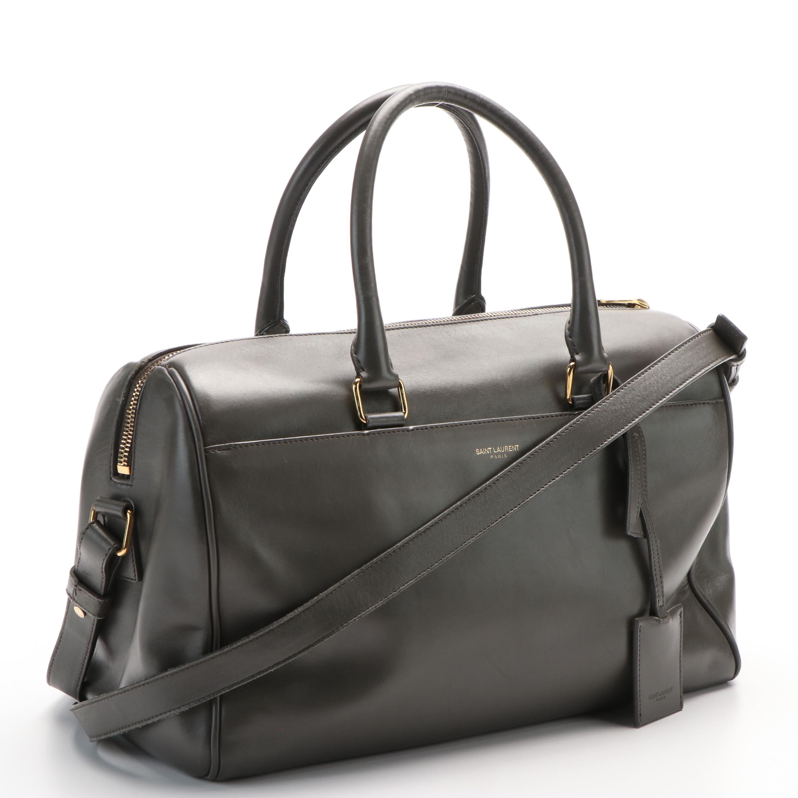 Saint Laurent Baby Duffle in Grey Leather | EBTH