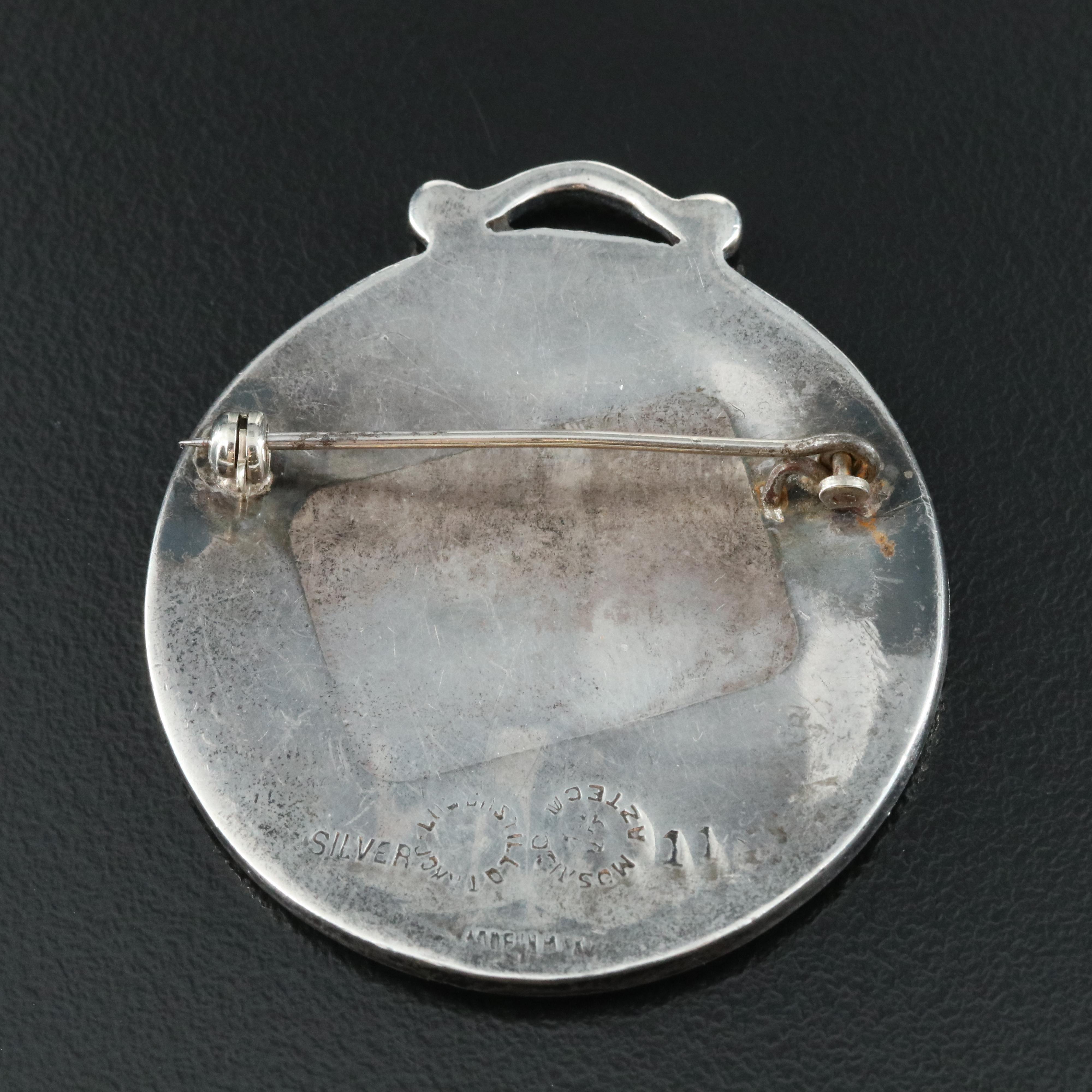 Los Castillos Sterling Gemini Zodiac Pin | EBTH