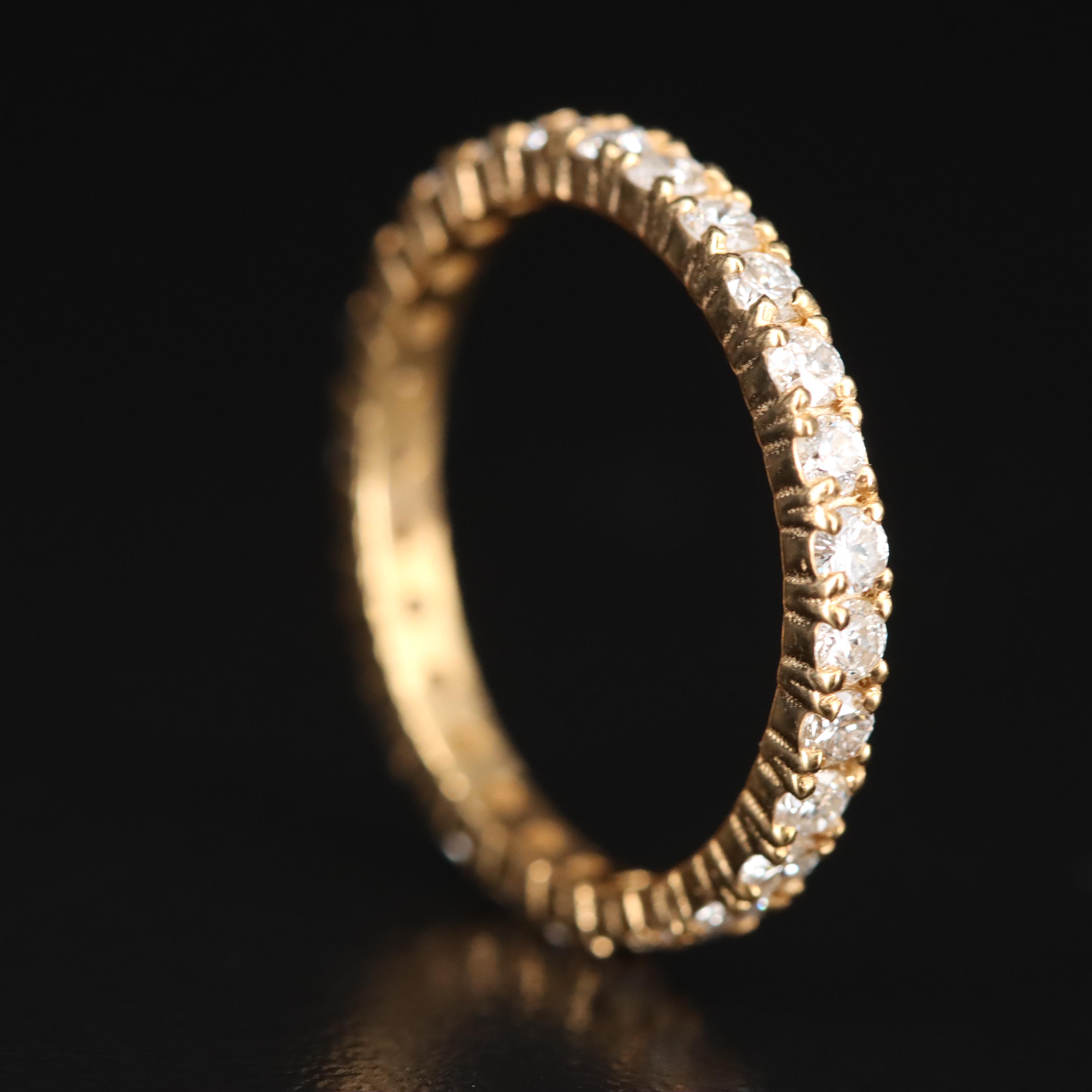 14K 1.76 CTW Diamond Stacking Eternity Bands | EBTH