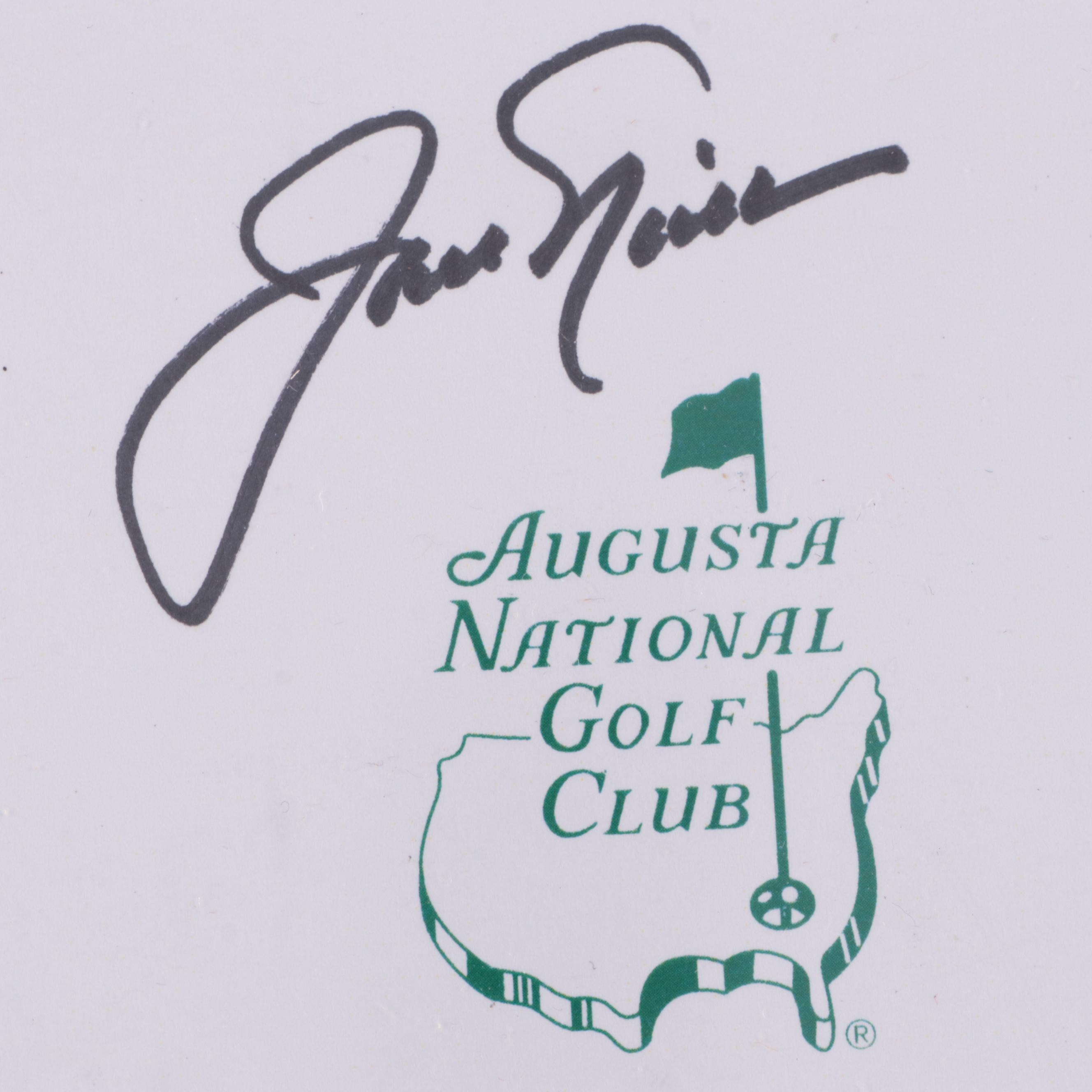 Jack Nicklaus Signed Augusta National Golf Club Scorecard | EBTH