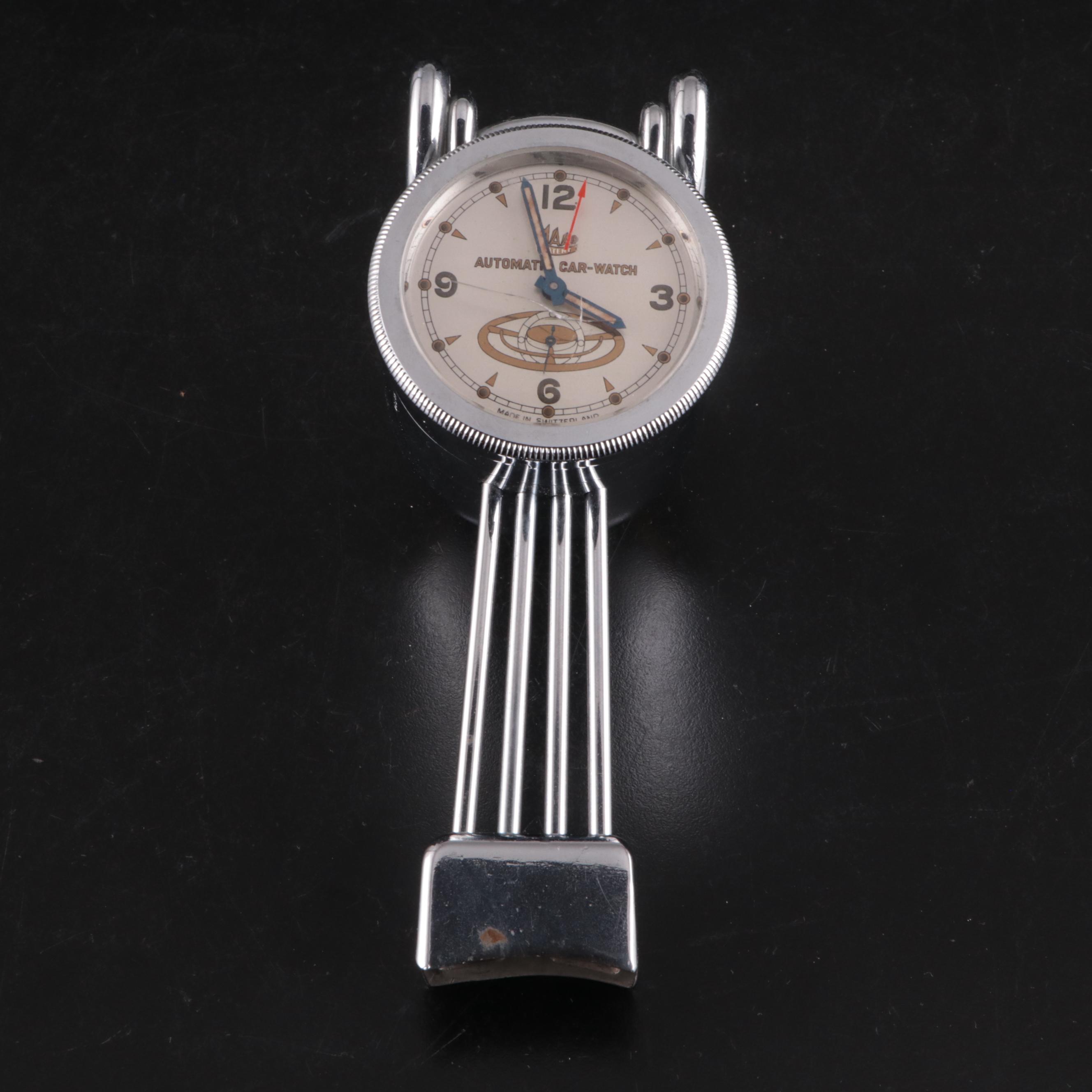Maar Automotive Self-Winding Steering Wheel Clock, Mid-20th Century | EBTH