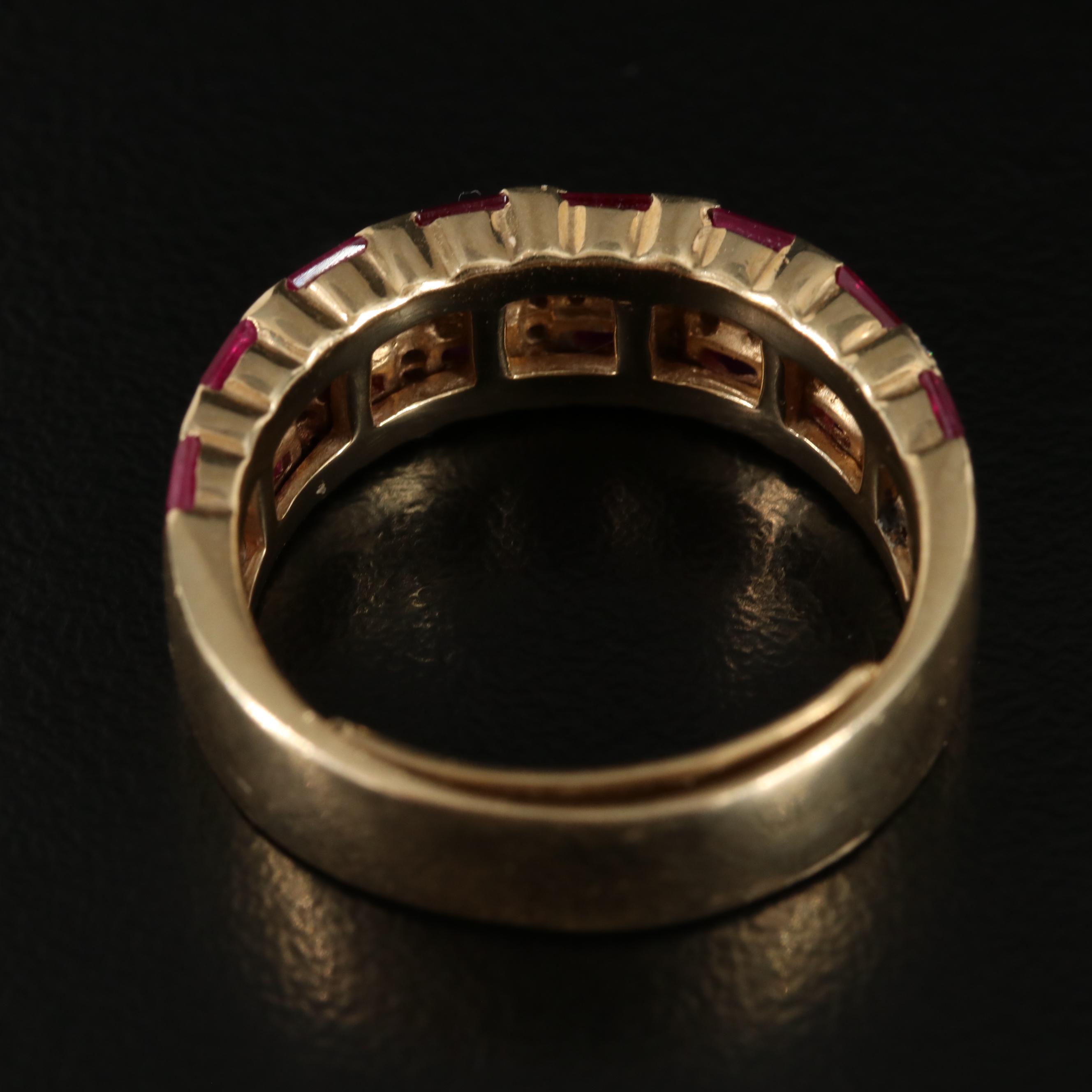 14K Ruby and Diamond Ring | EBTH