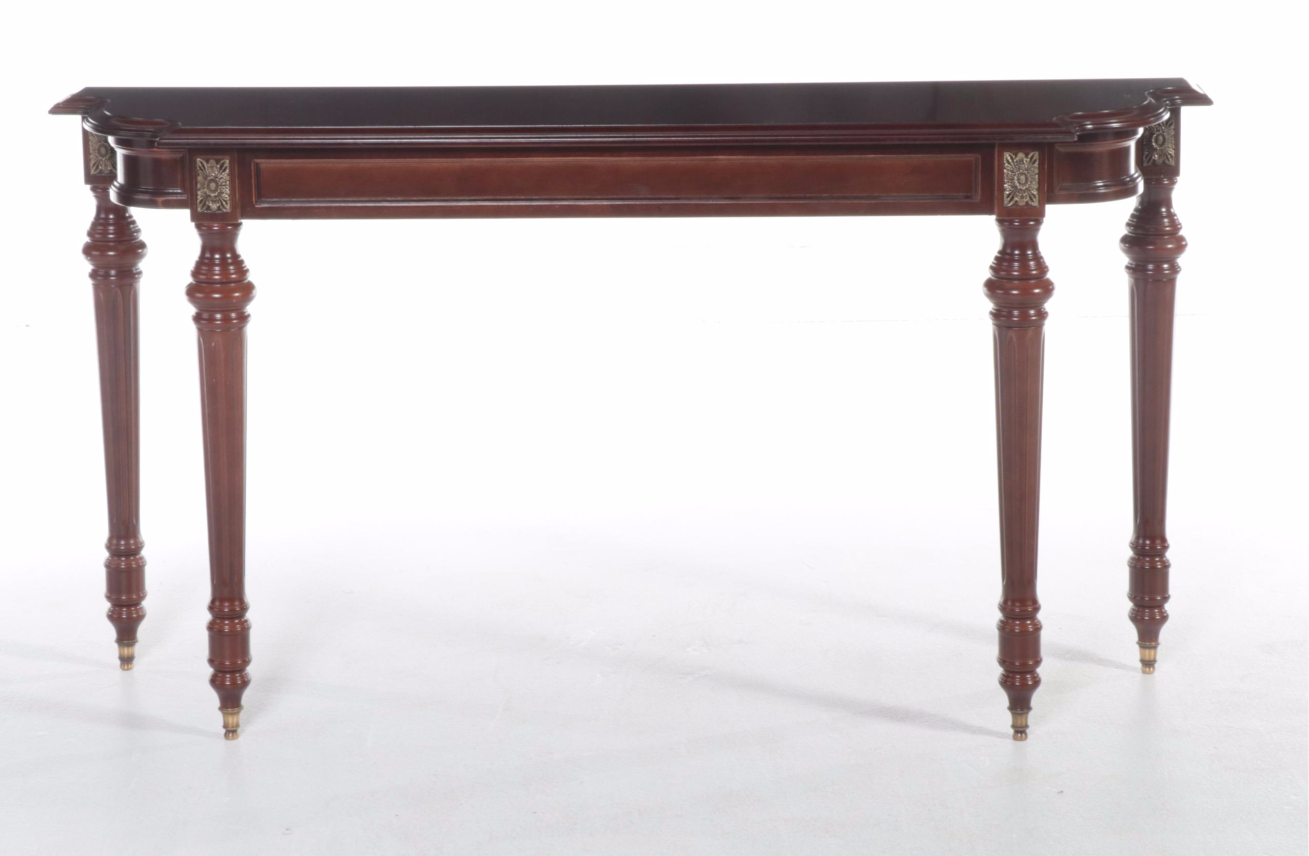 The Bombay Company Louis XVI Style Mahogany-Stained Console Table | EBTH