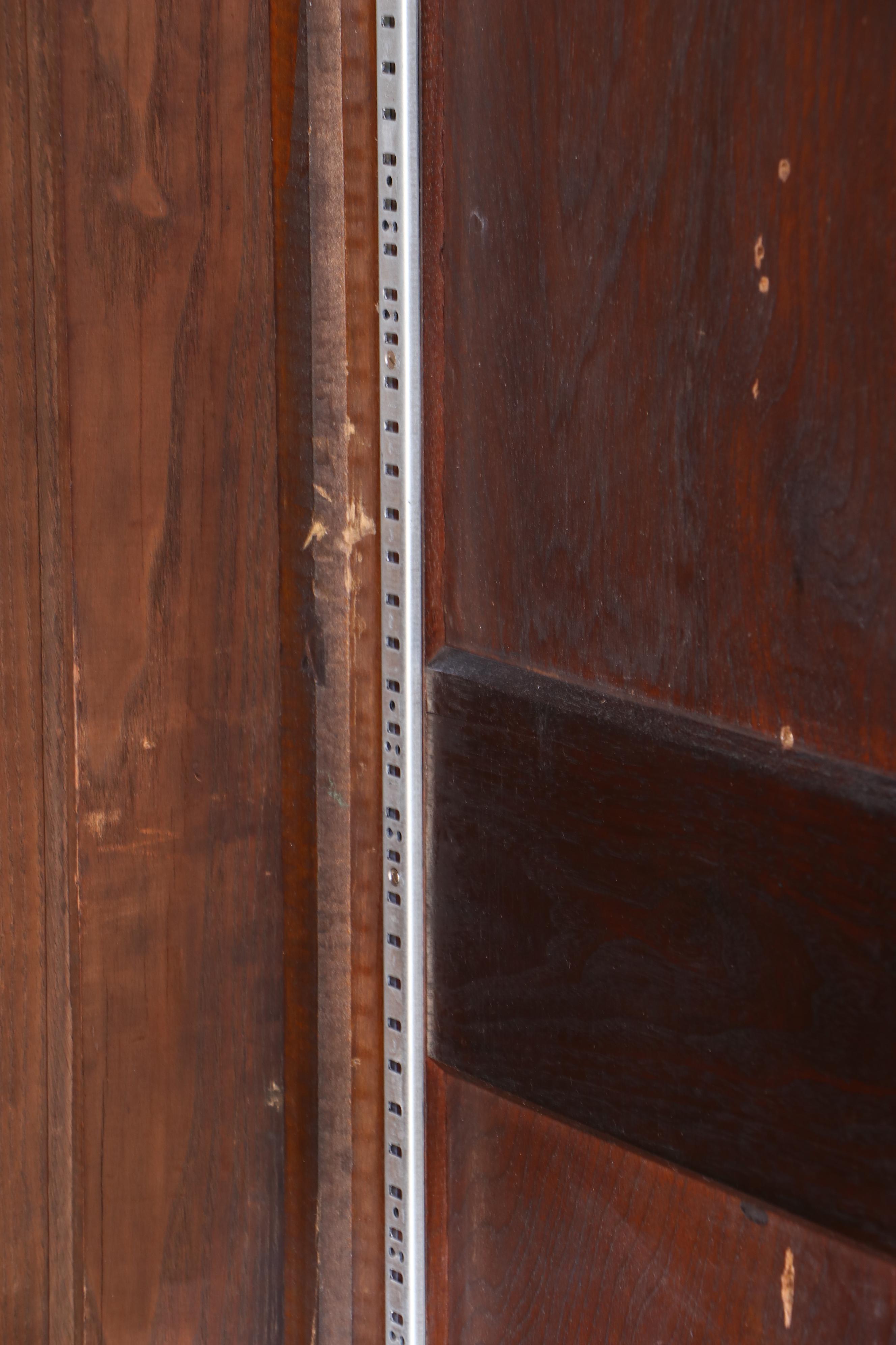 Victorian Walnut-Stained Poplar Knockdown Wardrobe, Late 19th C | EBTH