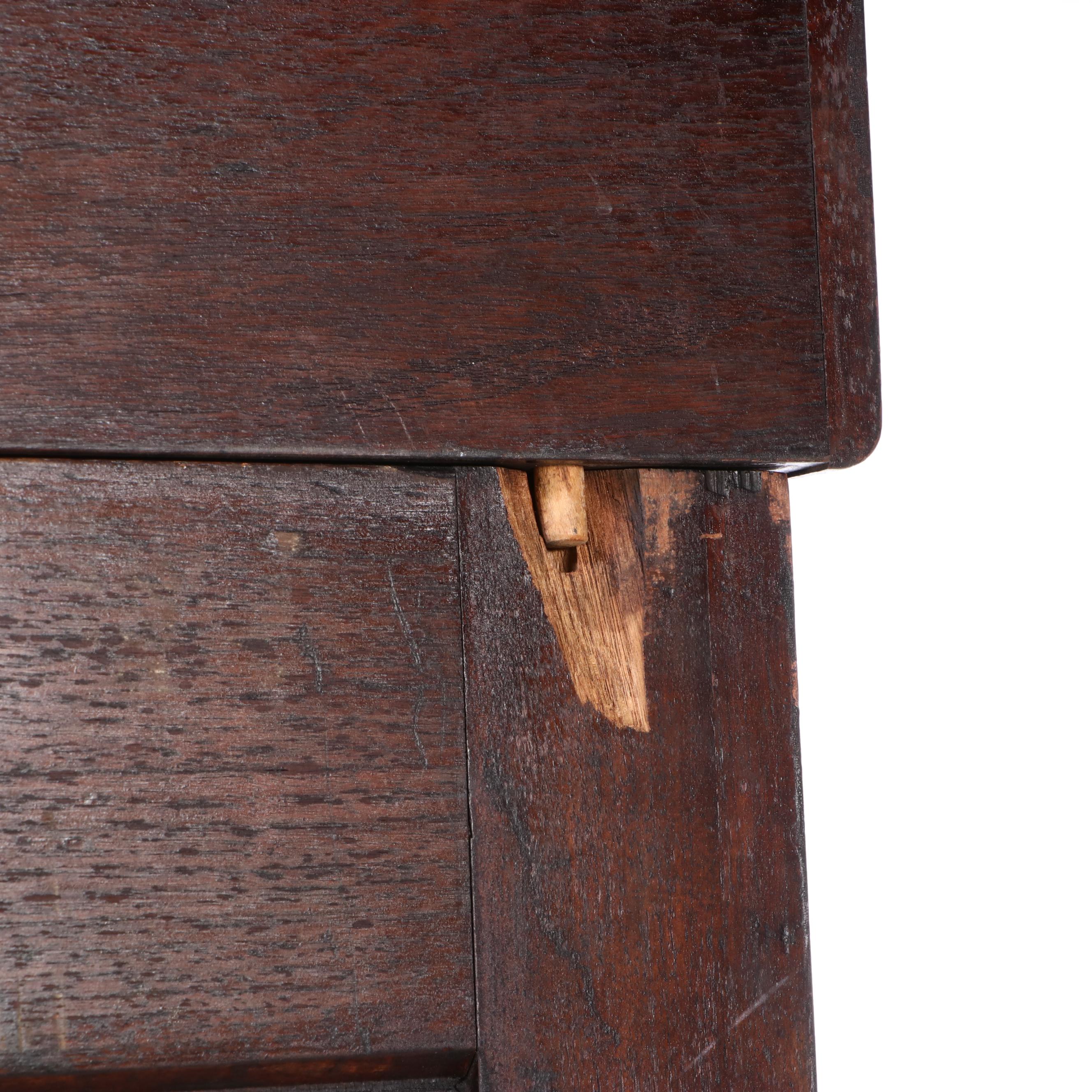 Victorian Walnut-Stained Poplar Knockdown Wardrobe, Late 19th C | EBTH