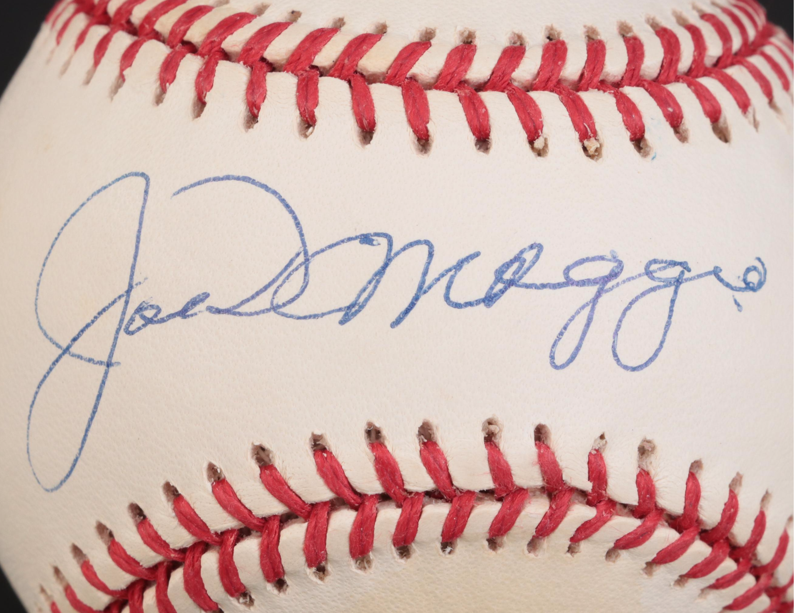 Mickey Mantle and Joe DiMaggio Signed Rawlings Official Baseballs with ...