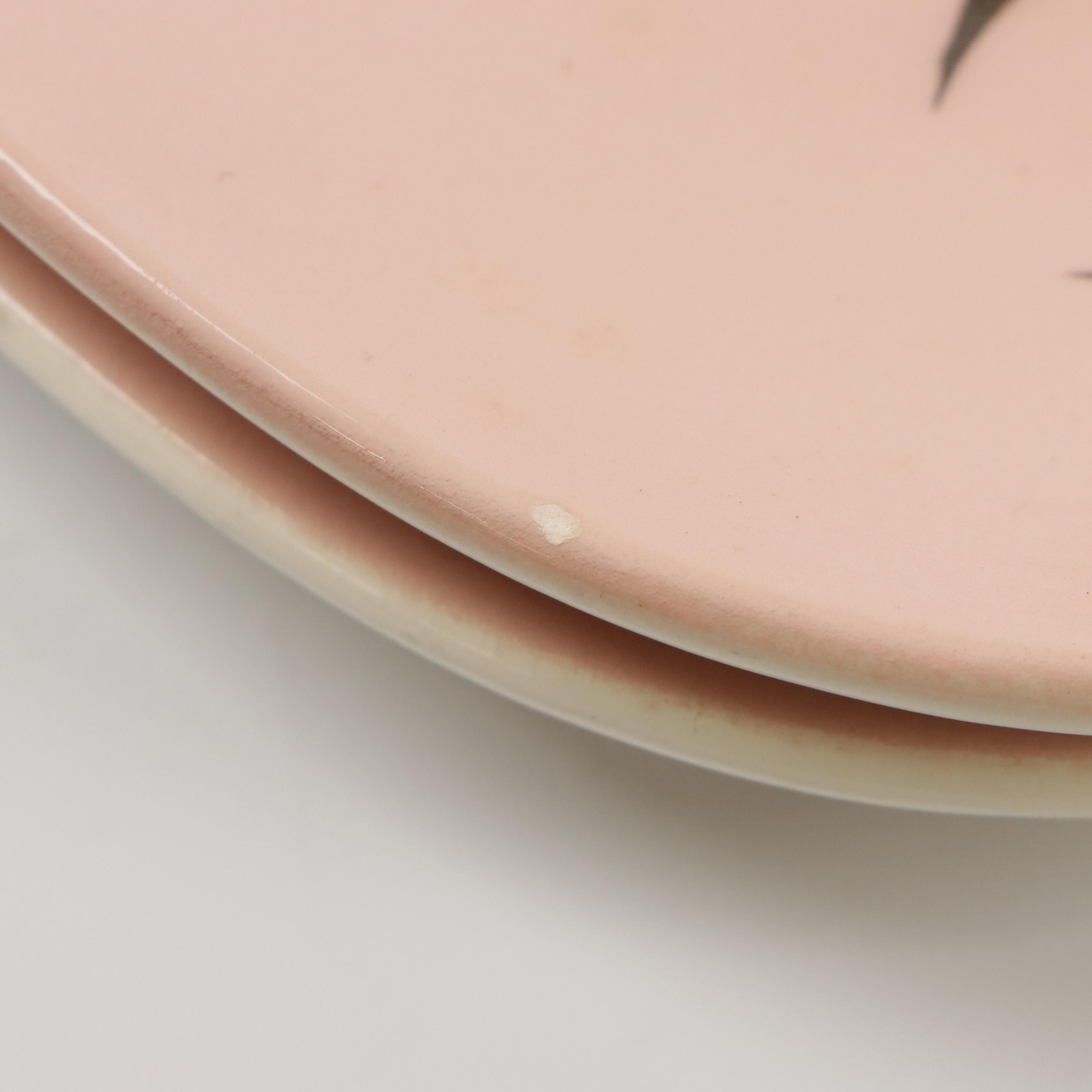 Weil Ware "Bambu Pink" Ceramic Dinnerware, Mid-20th Century | EBTH