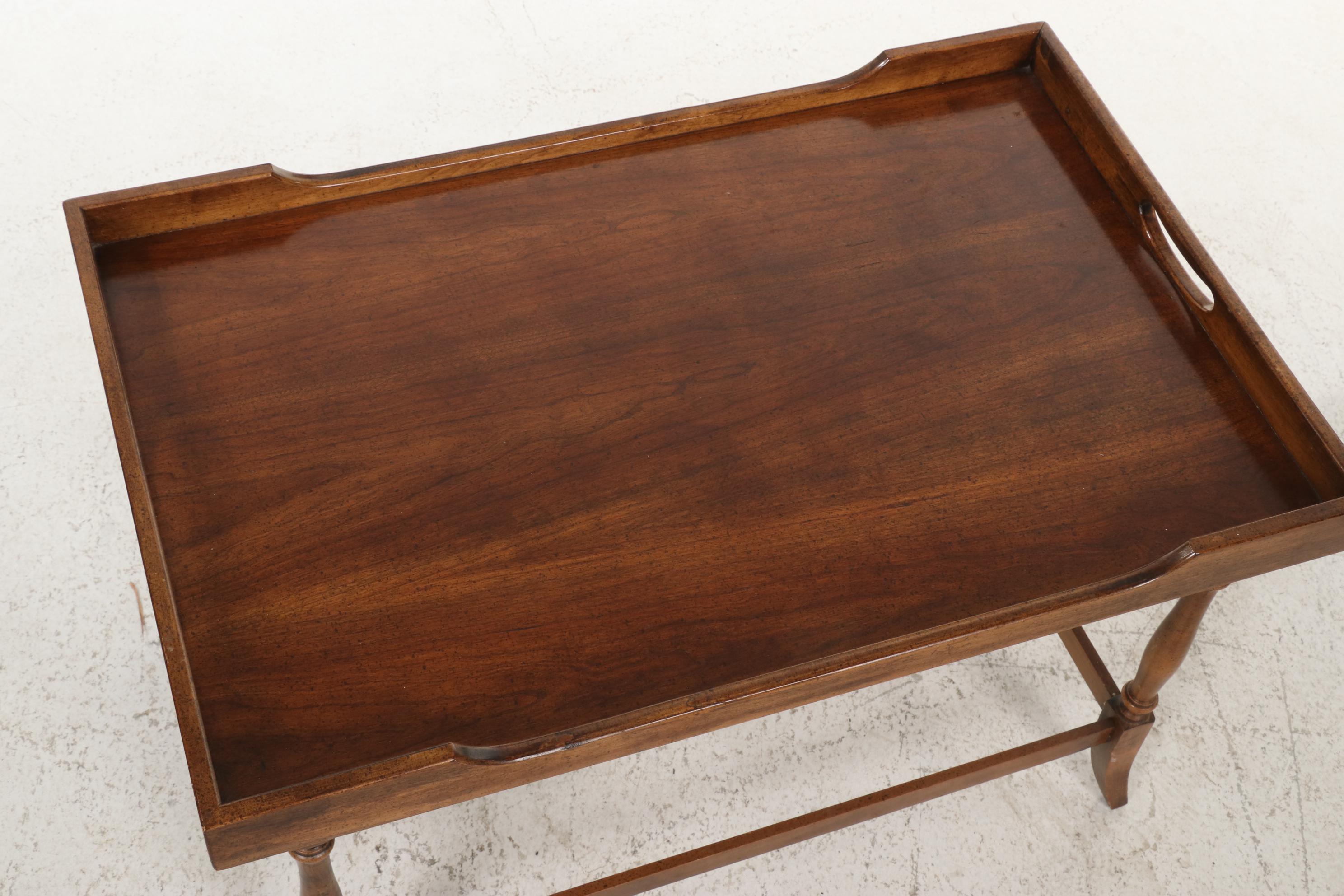Brandt Walnut Tray Table, Late 20th Century | EBTH