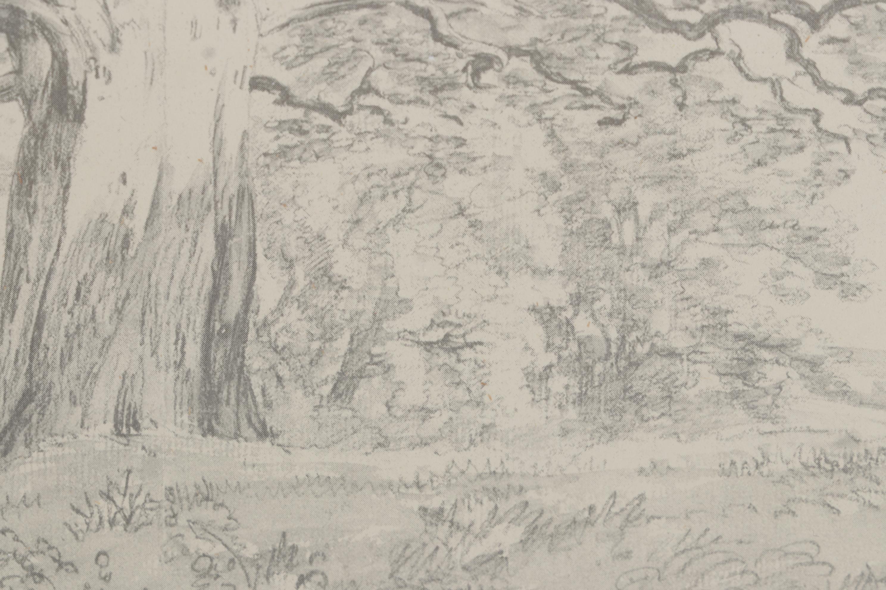 Offset Lithograph After John Constable "A Great Oak Tree," 21st Century ...