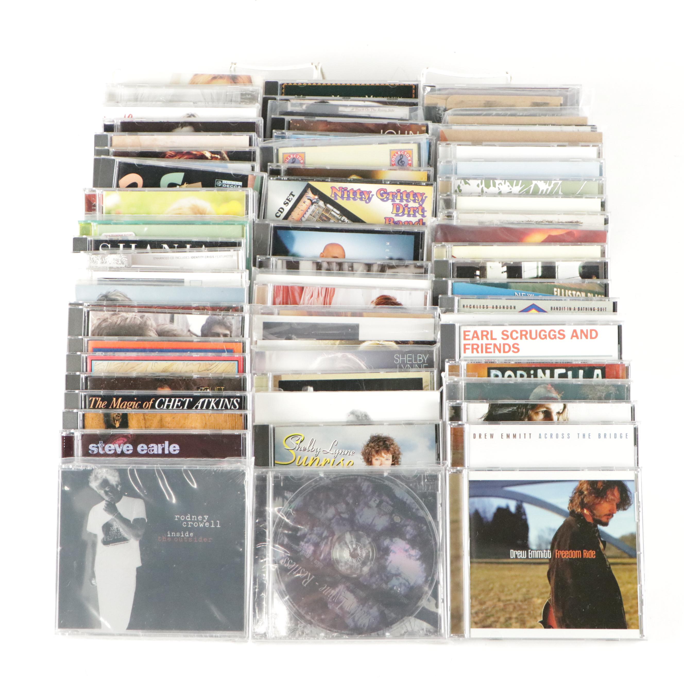 Drew Emmitt, Steve Earle, Rodney Crowell, and More CDs | EBTH