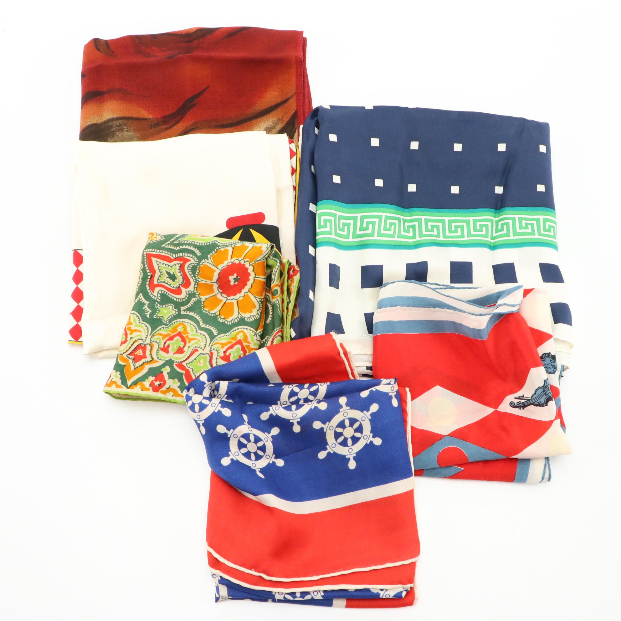 Ellen Tracy, Burmel, Simone and More Assorted Patterned Scarves | EBTH