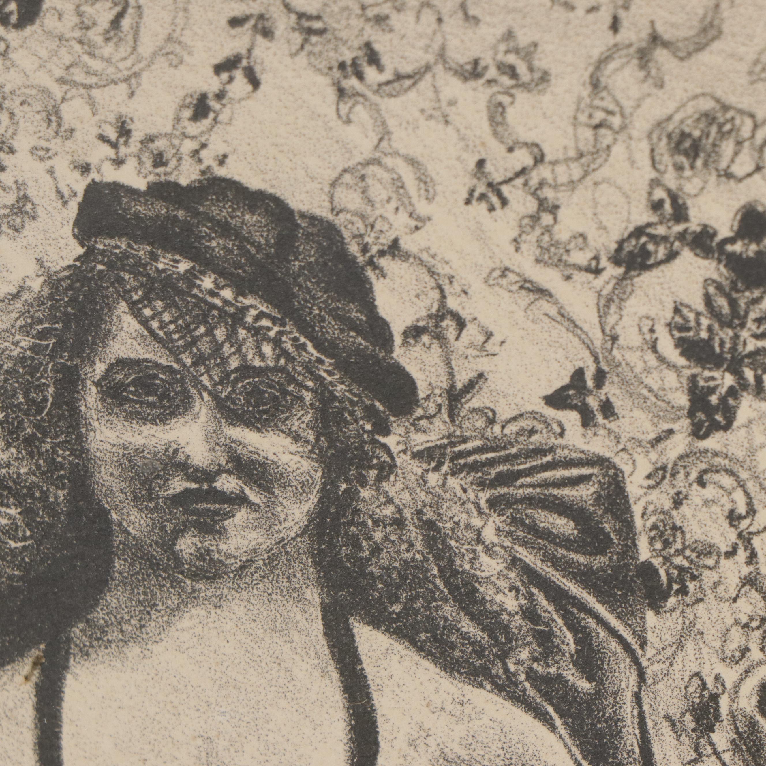 Malvin Marr "Zsissly" Albright Lithograph "Victoria," 1947 | EBTH