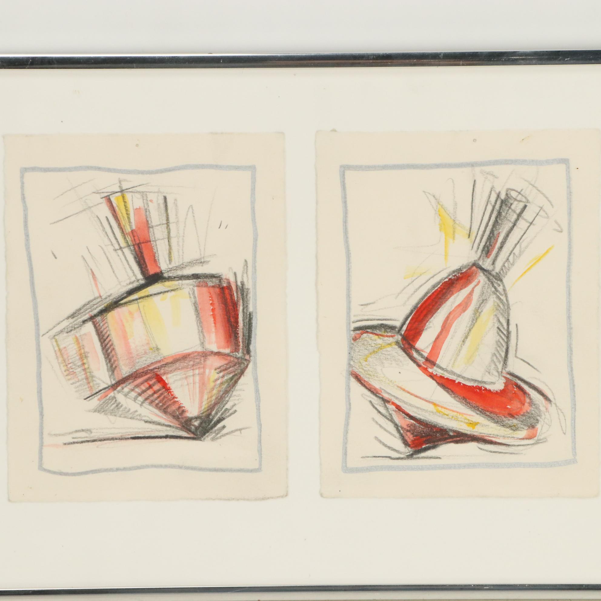 Daniel Work Drawings of Spinning Tops, 1999 | EBTH