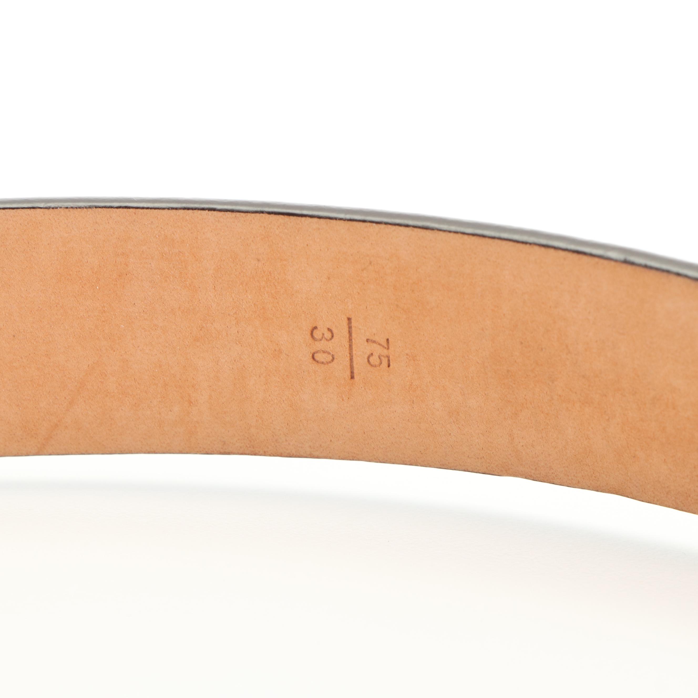 Louis Vuitton Damier Ebene Saint Tulle Carre Belt | EBTH