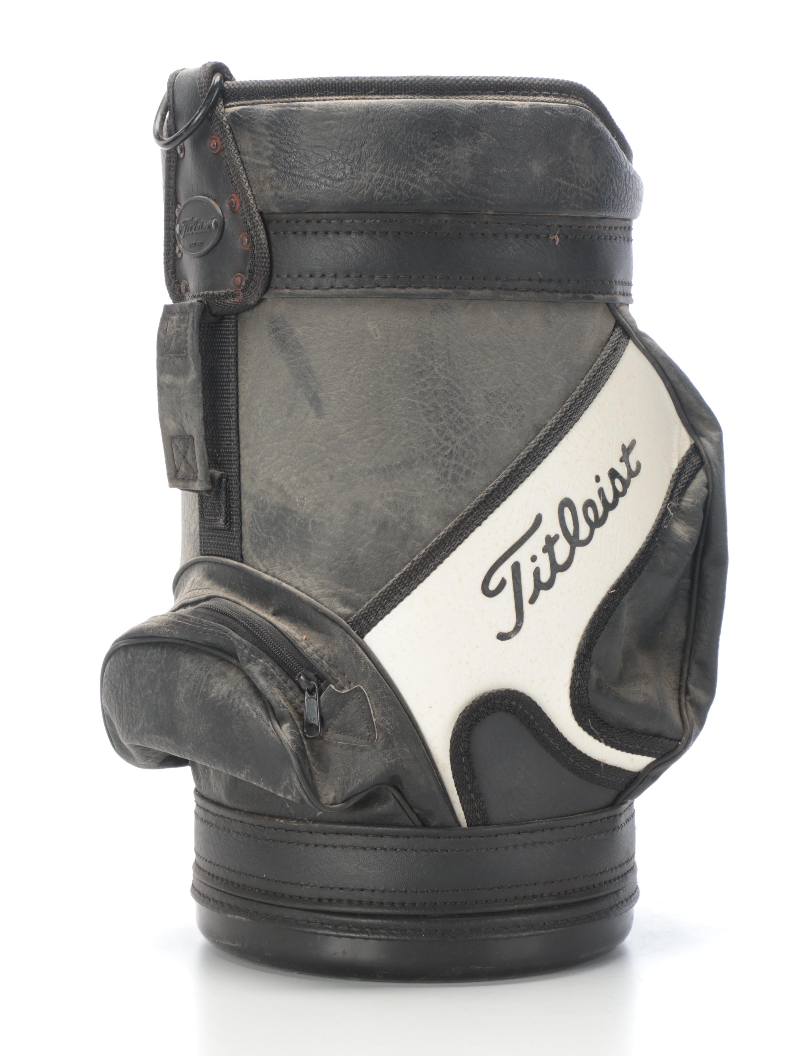 Titleist Irons, Cameron Putter and Titleist 20" Den Caddy Golf Bag | EBTH