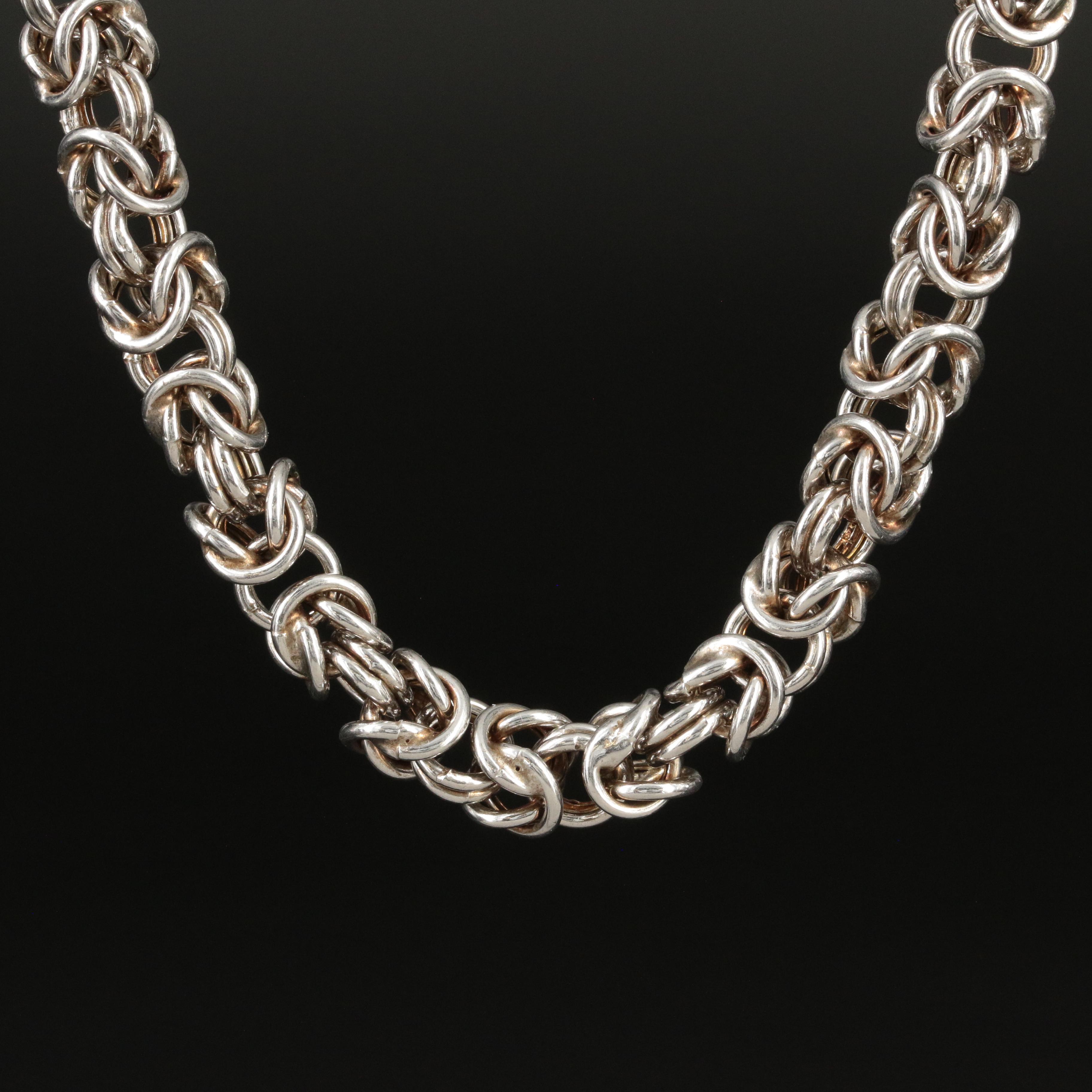 Italian Sterling Byzantine Chain | EBTH